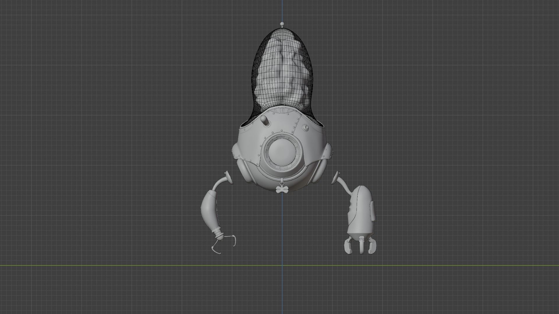 Robobrain humanoid robot free 3D model | CGTrader