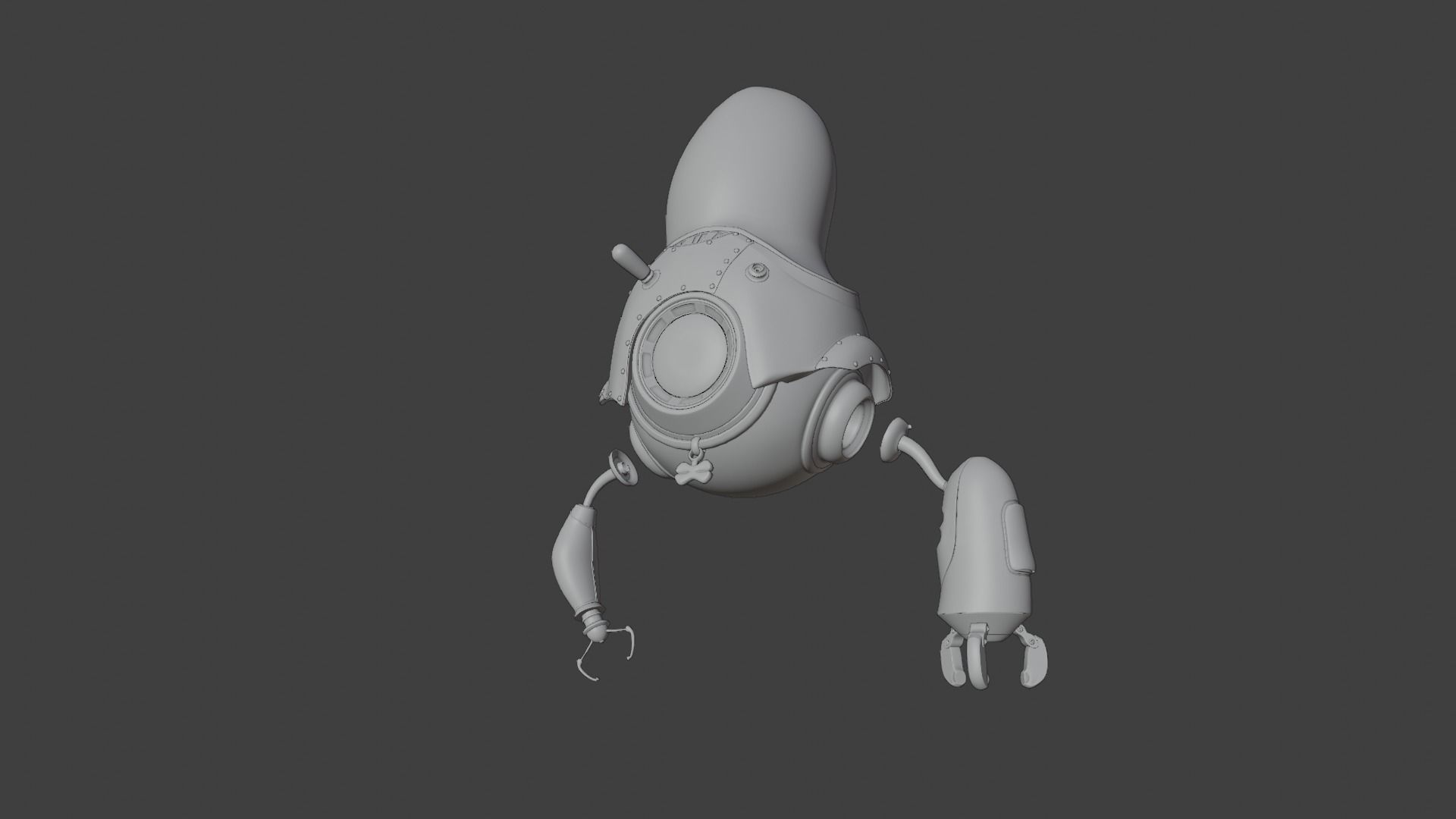 Robobrain humanoid robot free 3D model | CGTrader