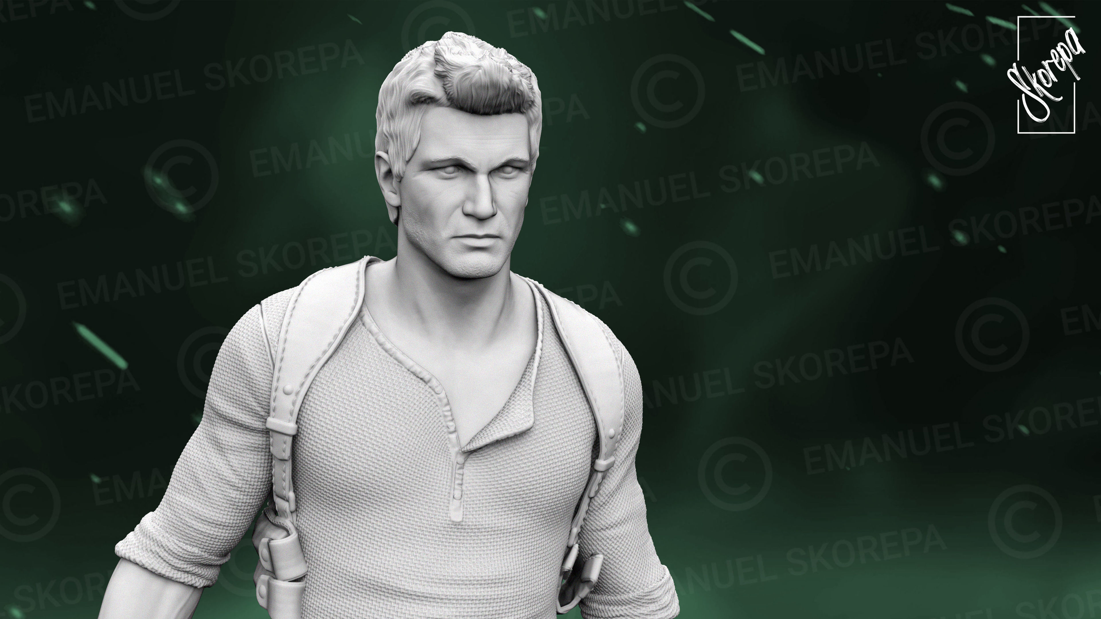 NATHAN DRAKE 3D model 3D printable | CGTrader