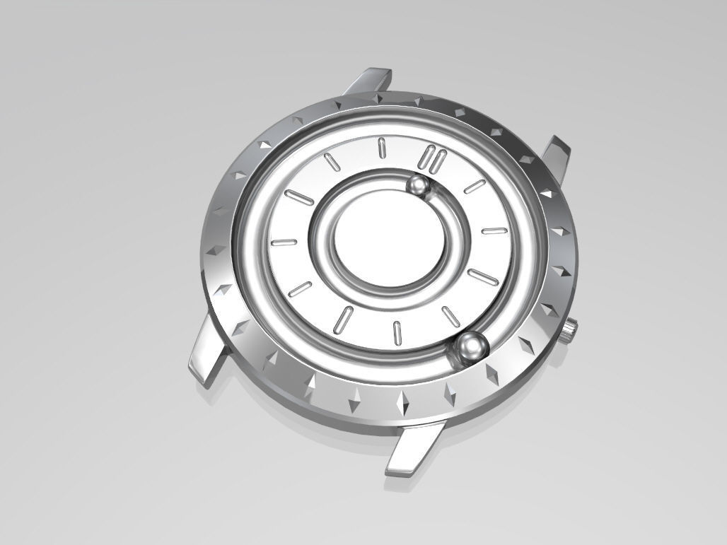 Watch dial design free 3D model | CGTrader
