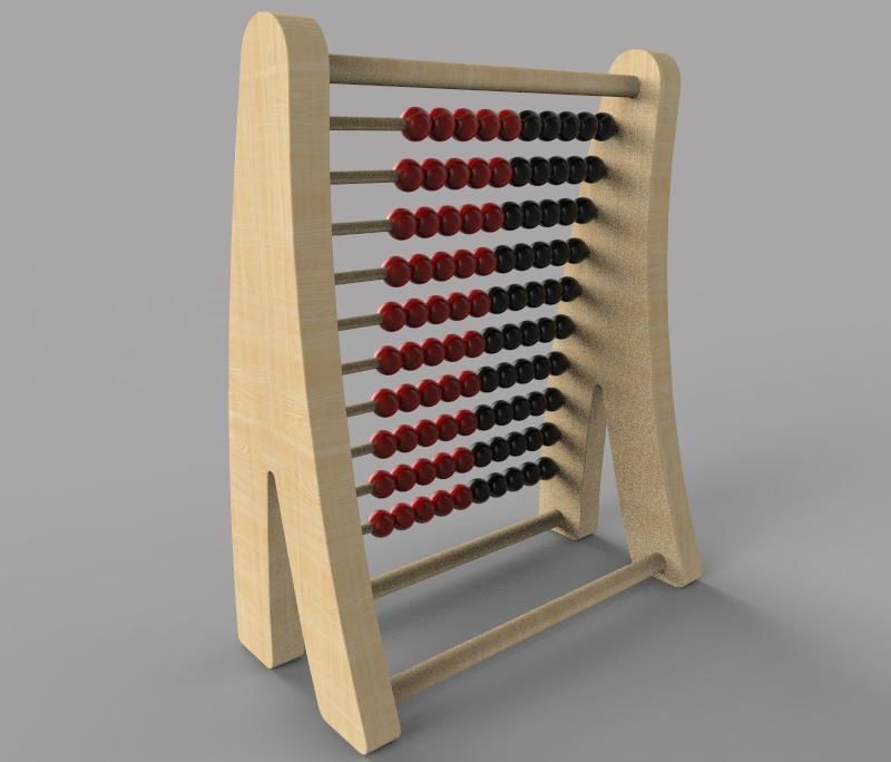 Abacus 3D model | CGTrader