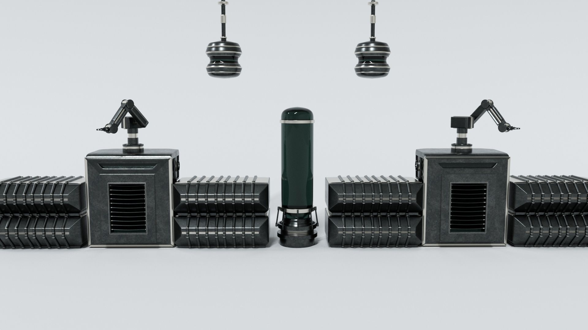 Sci-Fi Asset Pack 3D model | CGTrader