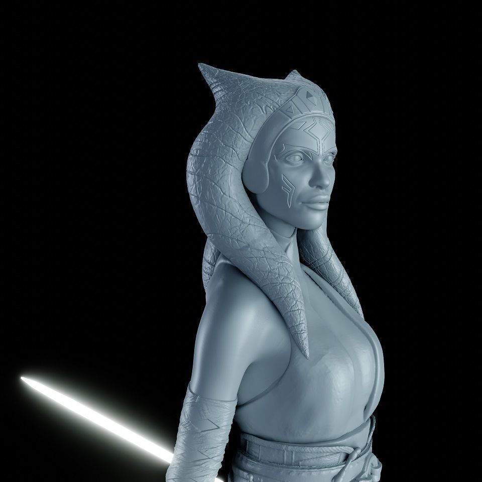 Ahsoka Tano 3d Model For Printing 3d Model 3d Printable Cgtrader 6201