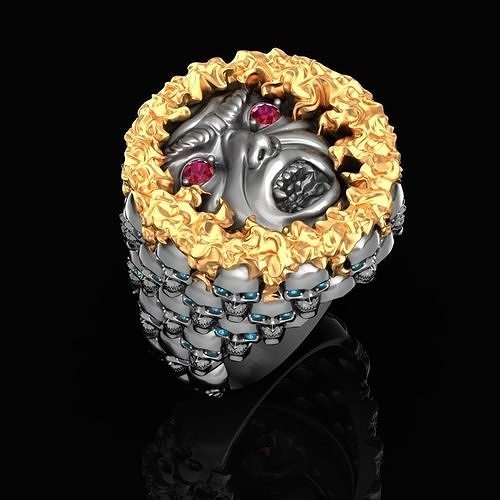 Ring In The Fire 3D model 3D printable | CGTrader