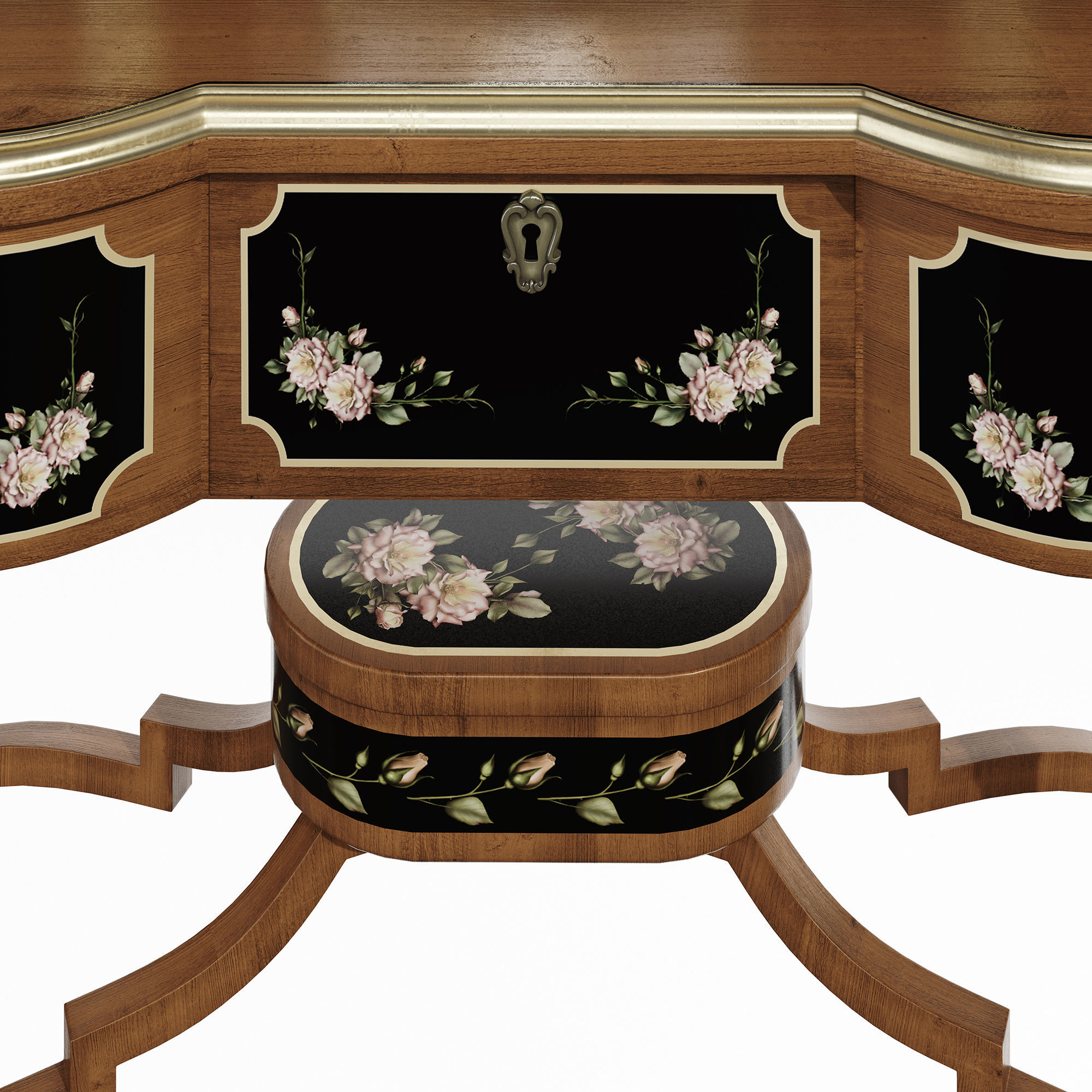 Classic dressing table 3D model | CGTrader