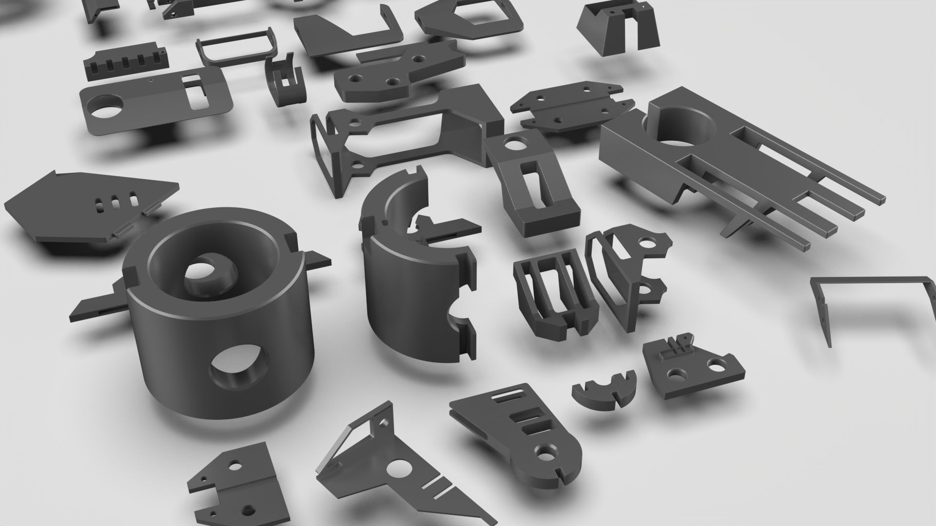 Kitbash VOL3 Mechanical mini pack 3D model | CGTrader