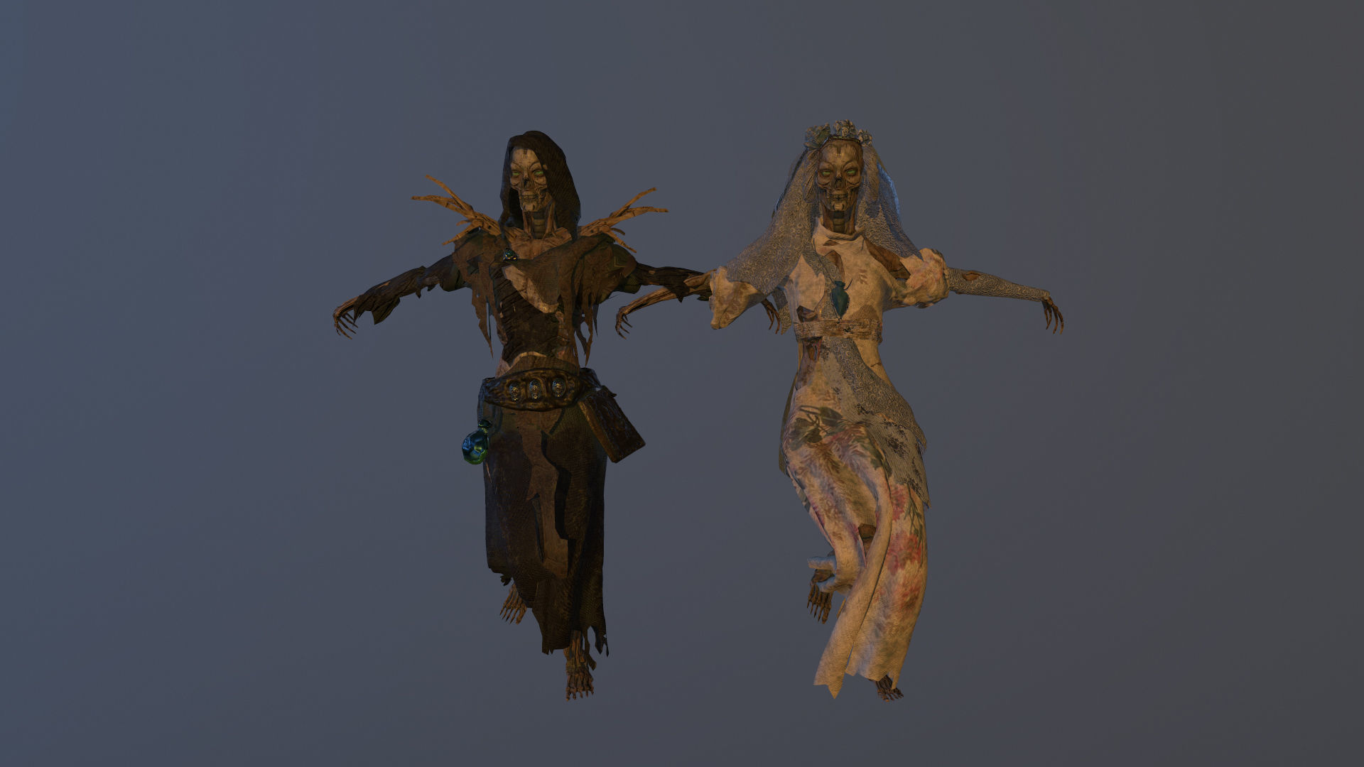 3D model Monster Undead Lich VR / AR / low-poly rigged animated | CGTrader