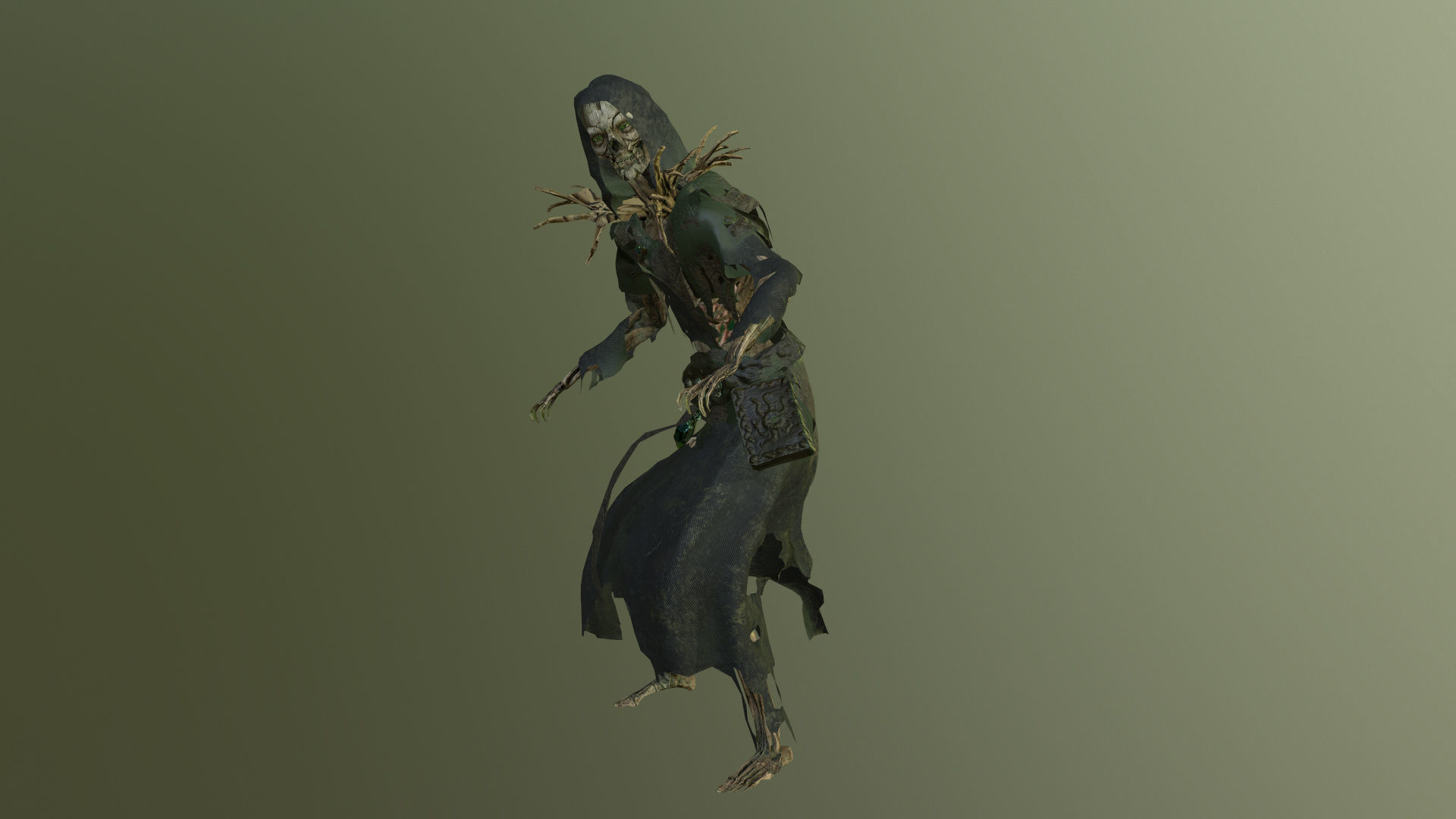 3D model Monster Undead Lich VR / AR / low-poly rigged animated | CGTrader