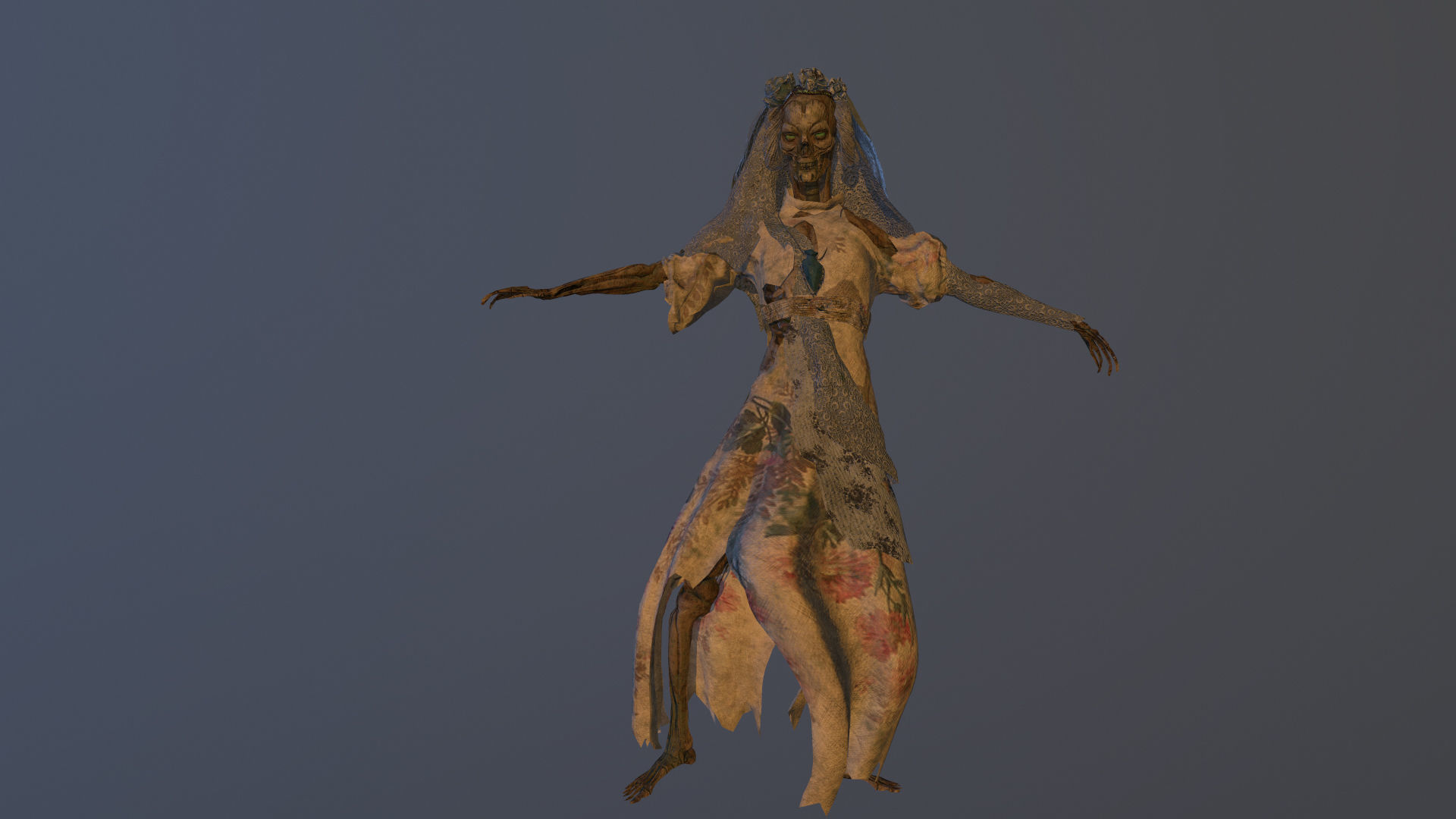 3D model Monster Undead Lich VR / AR / low-poly rigged animated | CGTrader