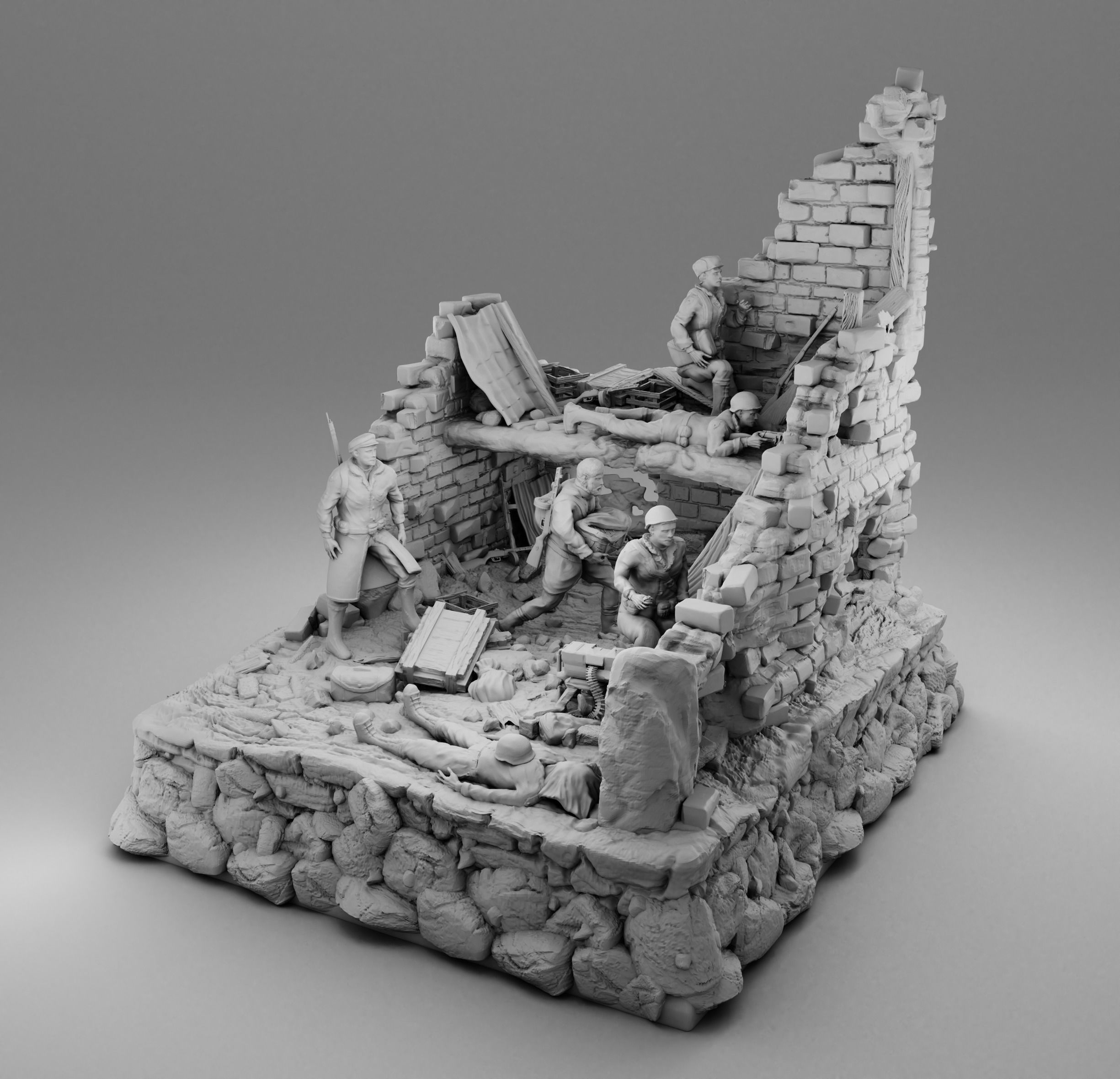 First world war 3D model 3D printable | CGTrader