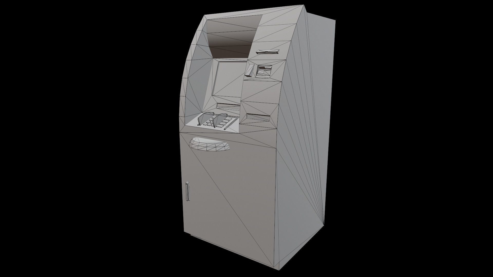 3D model ATM Bank 24 VR / AR / low-poly | CGTrader