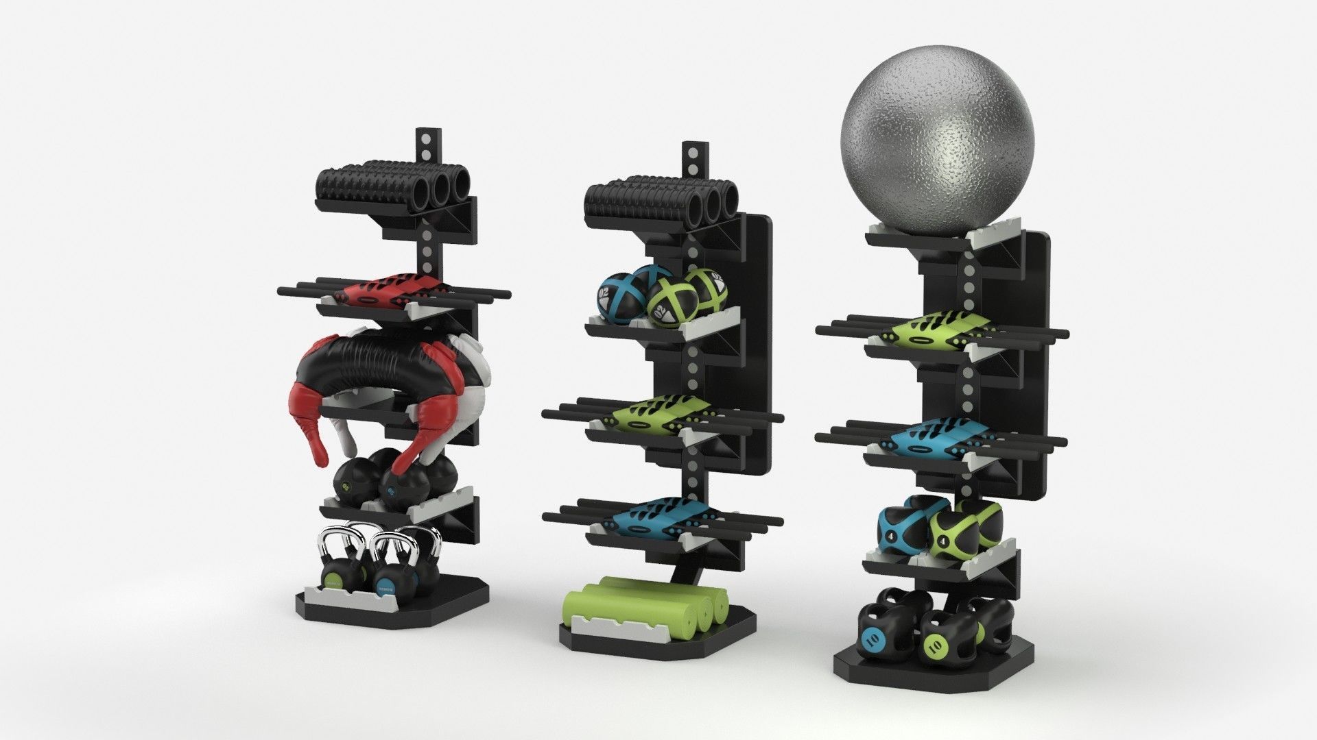 Gym ESCAPE RACK 3D model | CGTrader