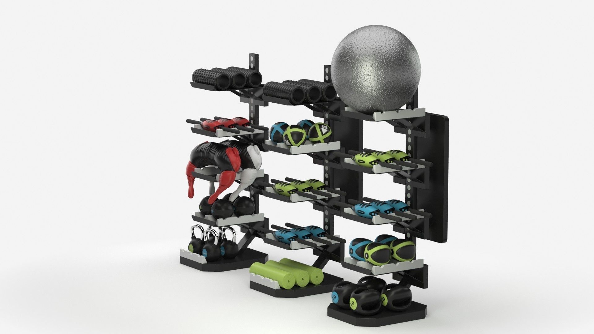 Gym ESCAPE RACK 3D model | CGTrader