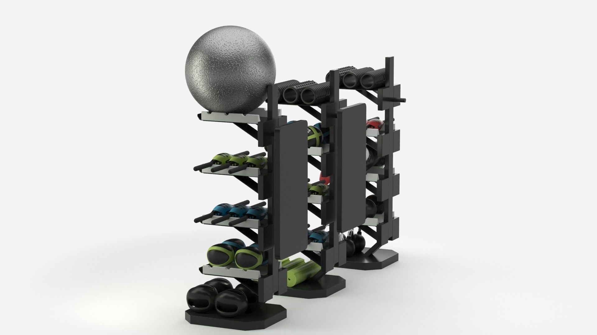 Gym ESCAPE RACK 3D model | CGTrader