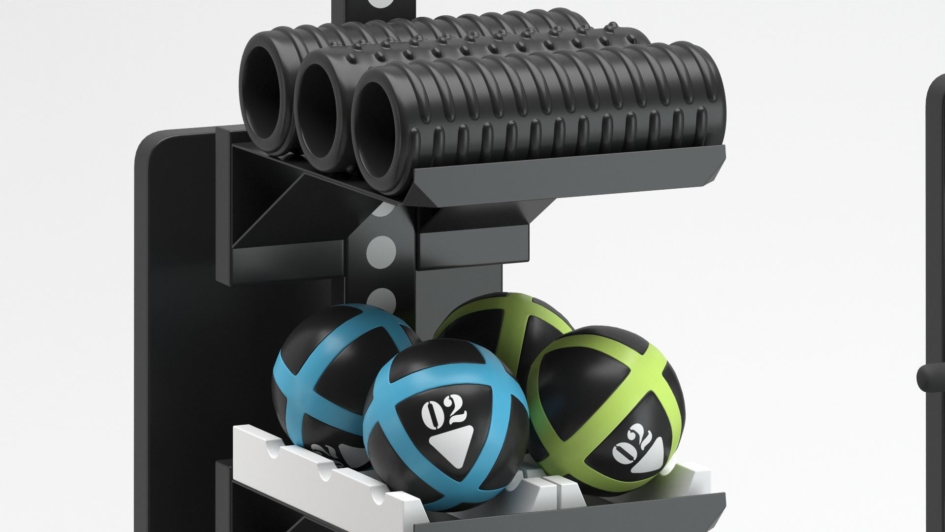 Gym ESCAPE RACK 3D model | CGTrader