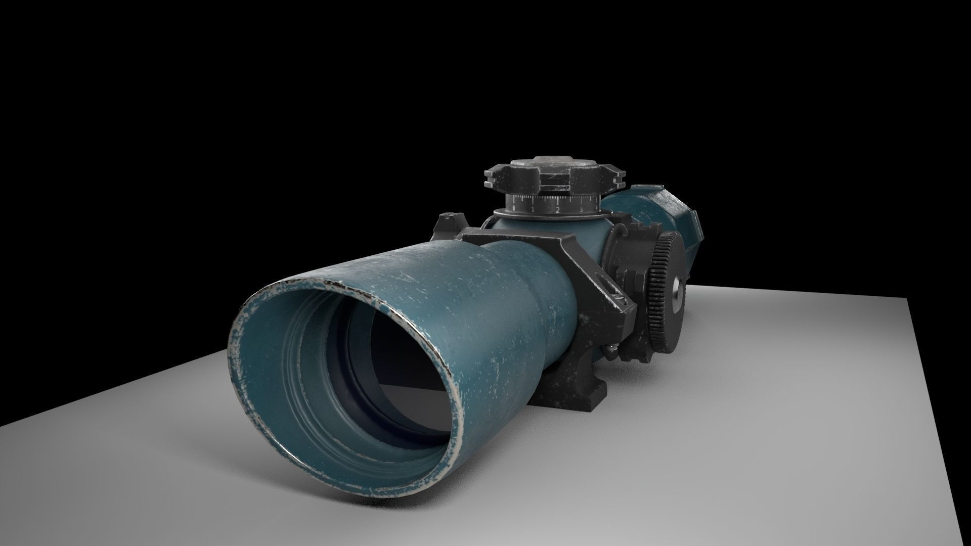 scope model sniper free 3D model | CGTrader