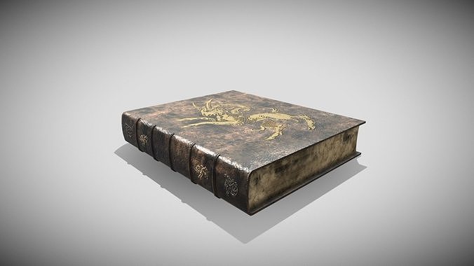 3D model Fantasy Book VR / AR / low-poly | CGTrader