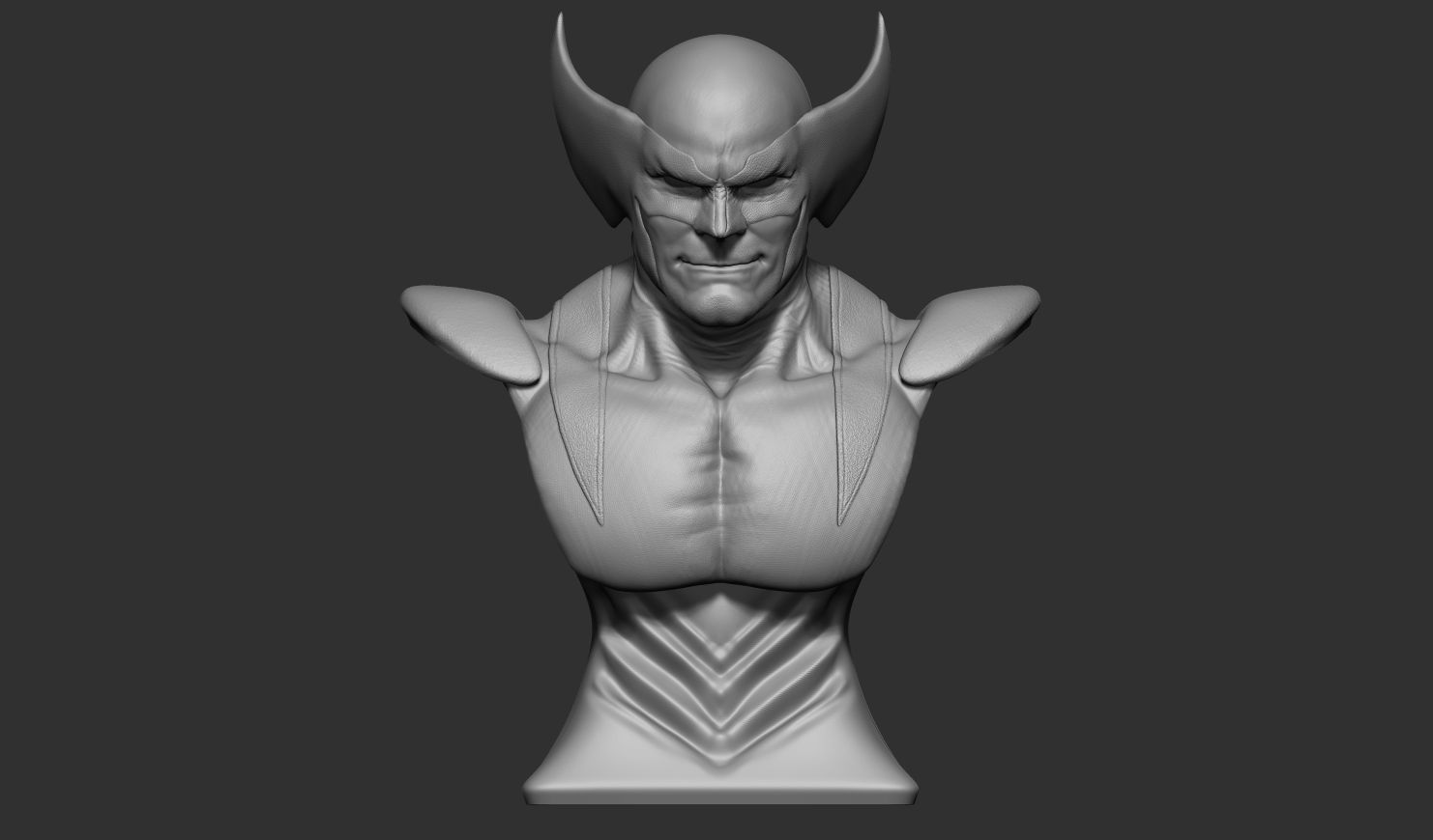 Wolverine Bust 3D model 3D printable | CGTrader