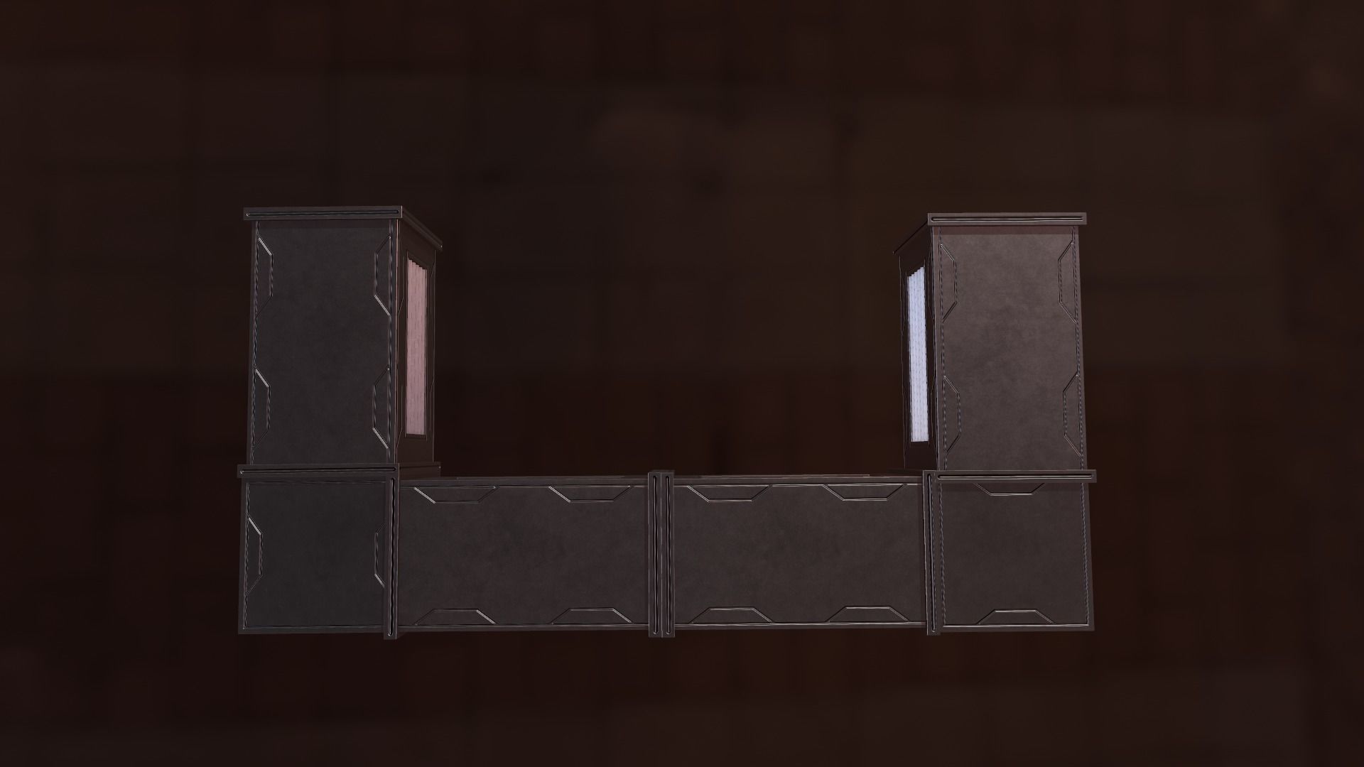 3D model Sci Fi Ventilation Shaft VR / AR / low-poly | CGTrader