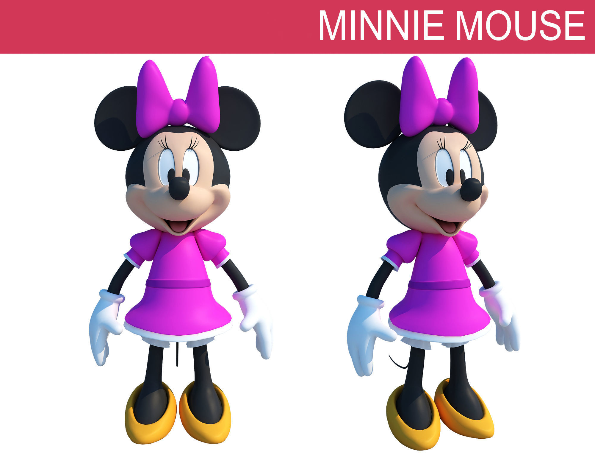 Minnie Mouse 3D model | CGTrader