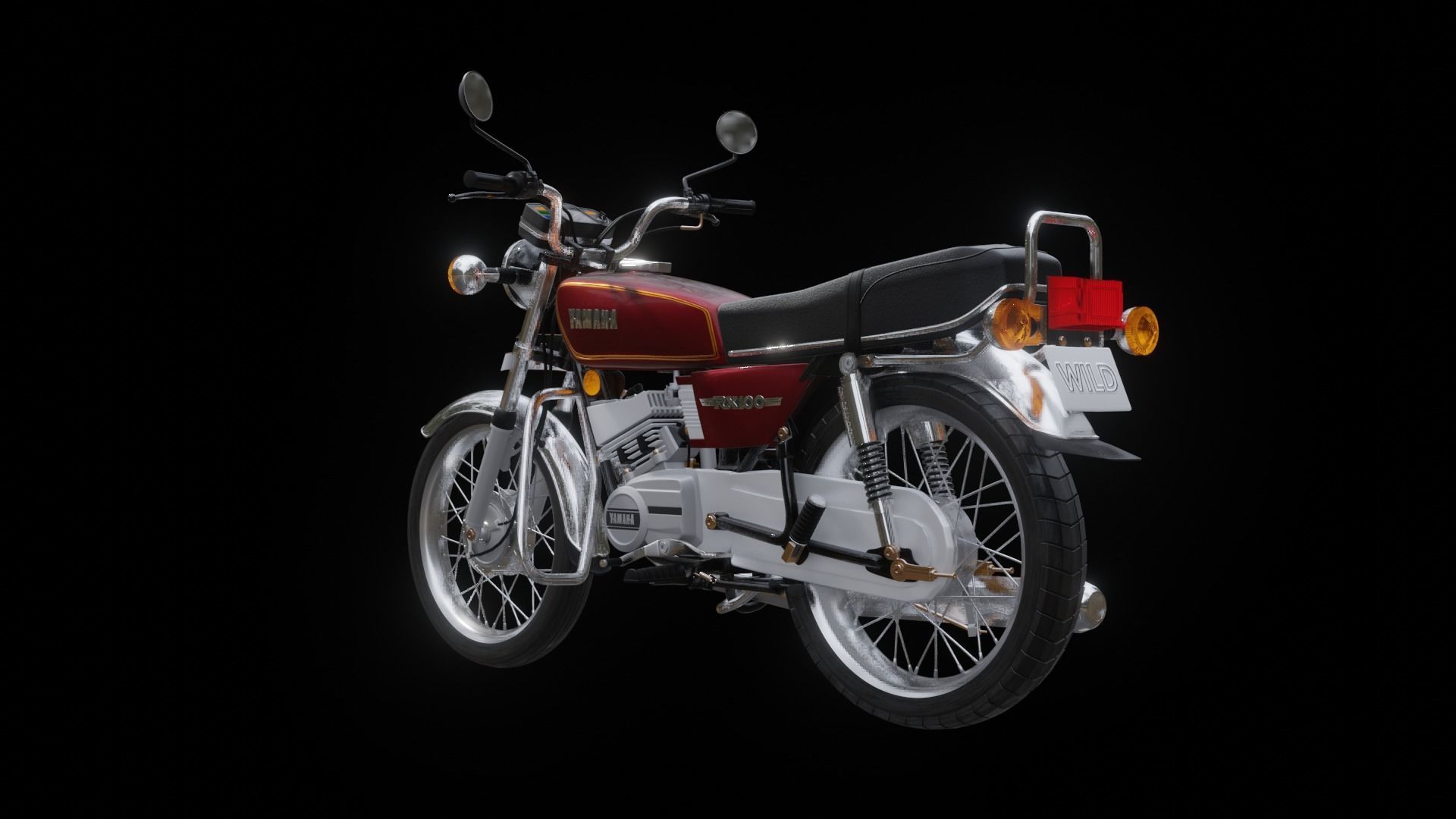 3D model Yamaha rx 100 VR / AR / low-poly | CGTrader