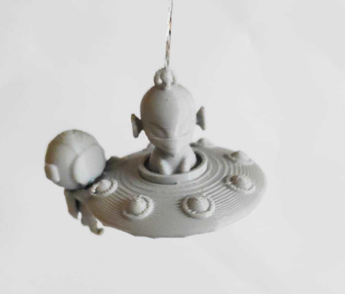 A cute UFO Astronaut to decorate and play 3D model 3D printable | CGTrader