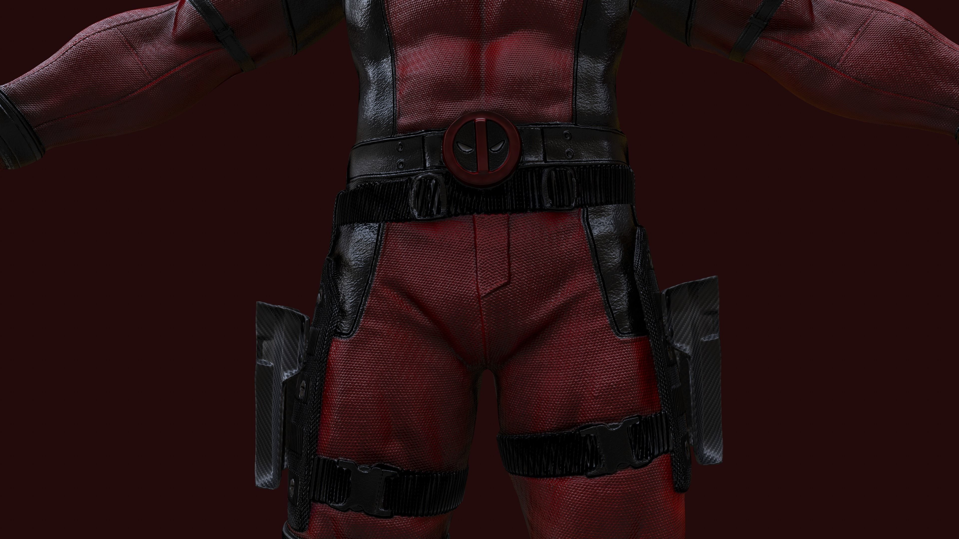 3D model DEADPOOL VR / AR / low-poly | CGTrader