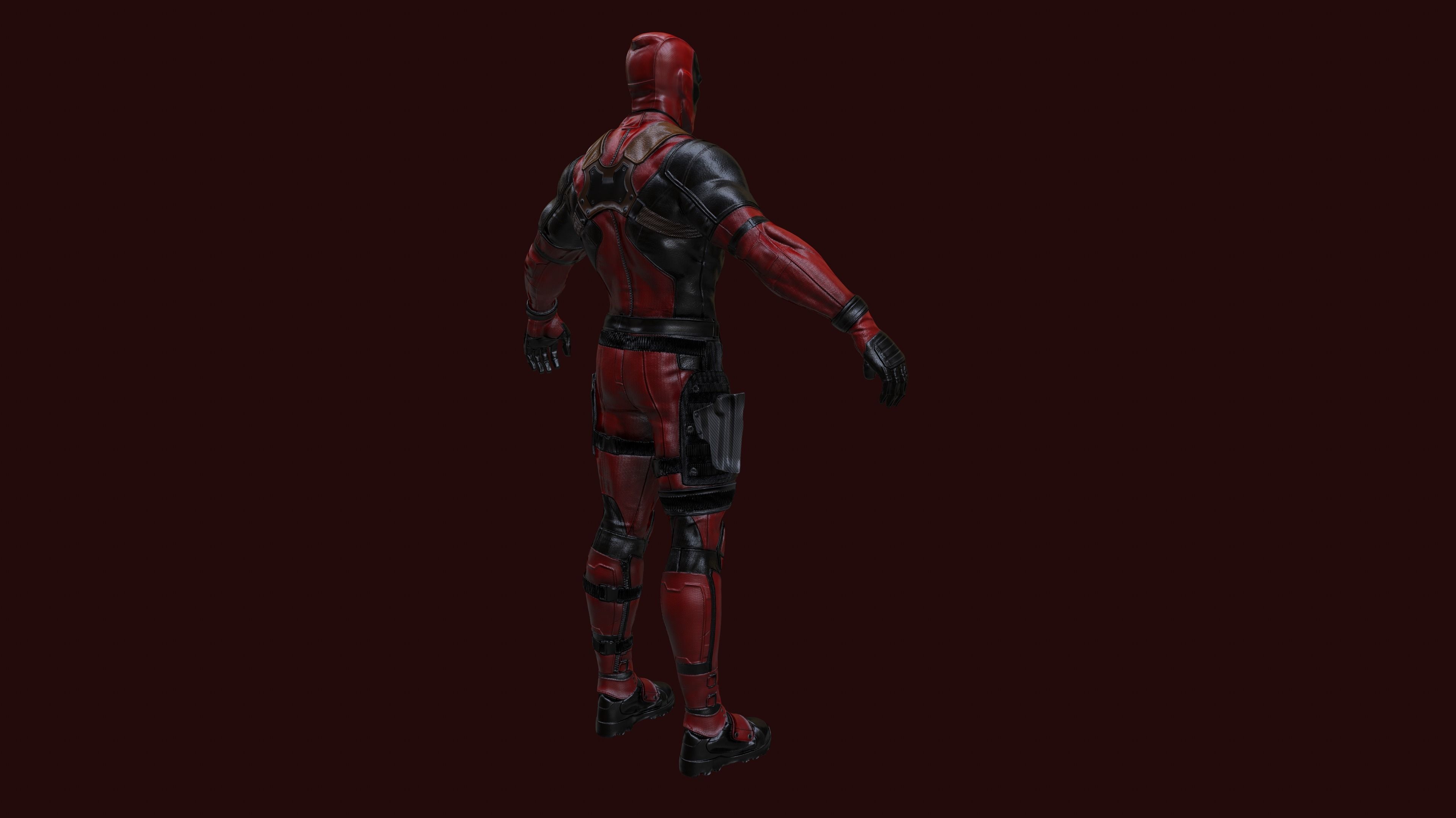 3D model DEADPOOL VR / AR / low-poly | CGTrader