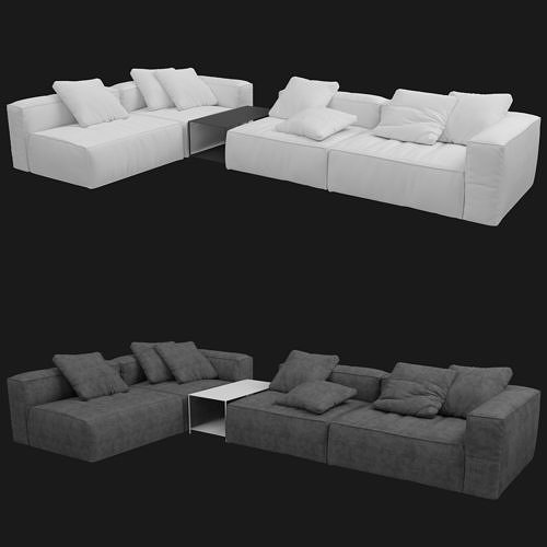 Roxen sofa 3D model | CGTrader
