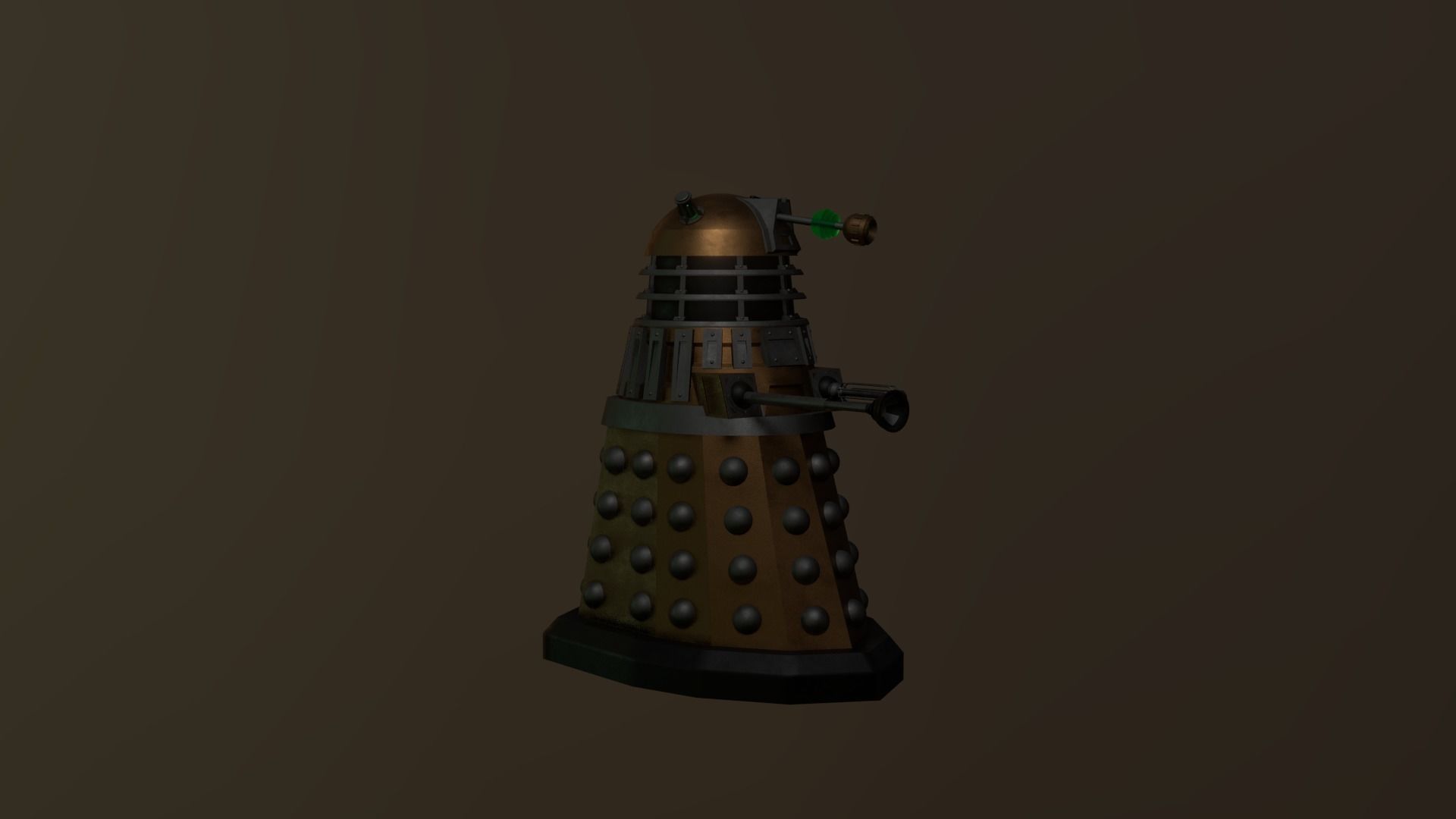 3D model STEAMPUNK DALEK PACK - Rogue Film Productions VR / AR / low ...