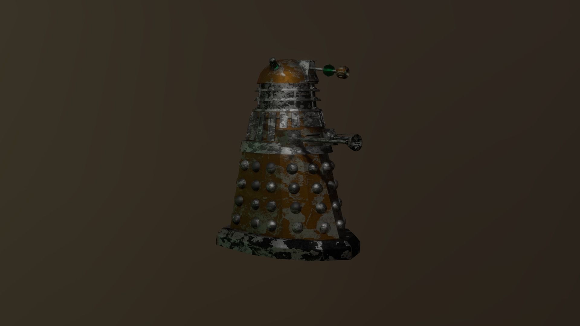 3D model STEAMPUNK DALEK PACK - Rogue Film Productions VR / AR / low ...