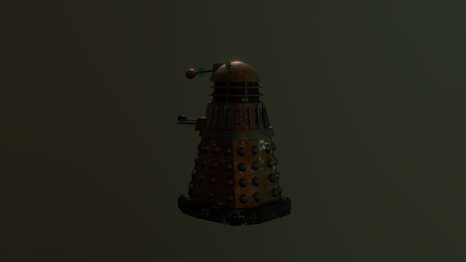 3D model STEAMPUNK DALEK PACK - Rogue Film Productions VR / AR / low ...