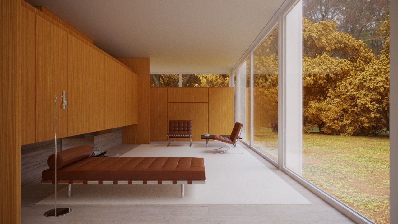 Farnsworth House 3D model | CGTrader