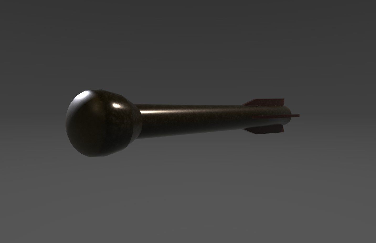 3D model Simple stylized missile turret 4x3 VR / AR / low-poly | CGTrader