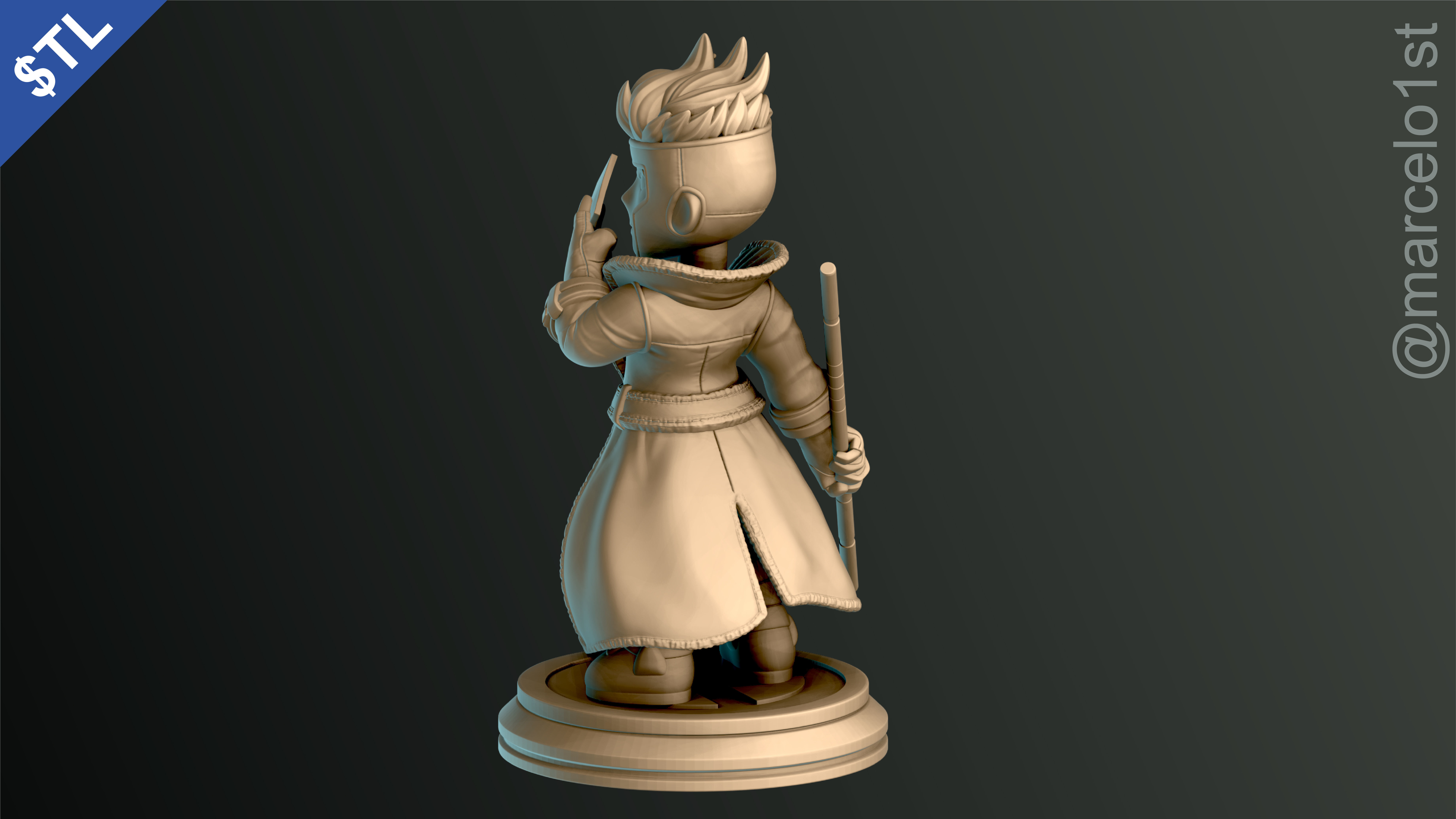 SIMPLES - Gambit 3D model 3D printable | CGTrader