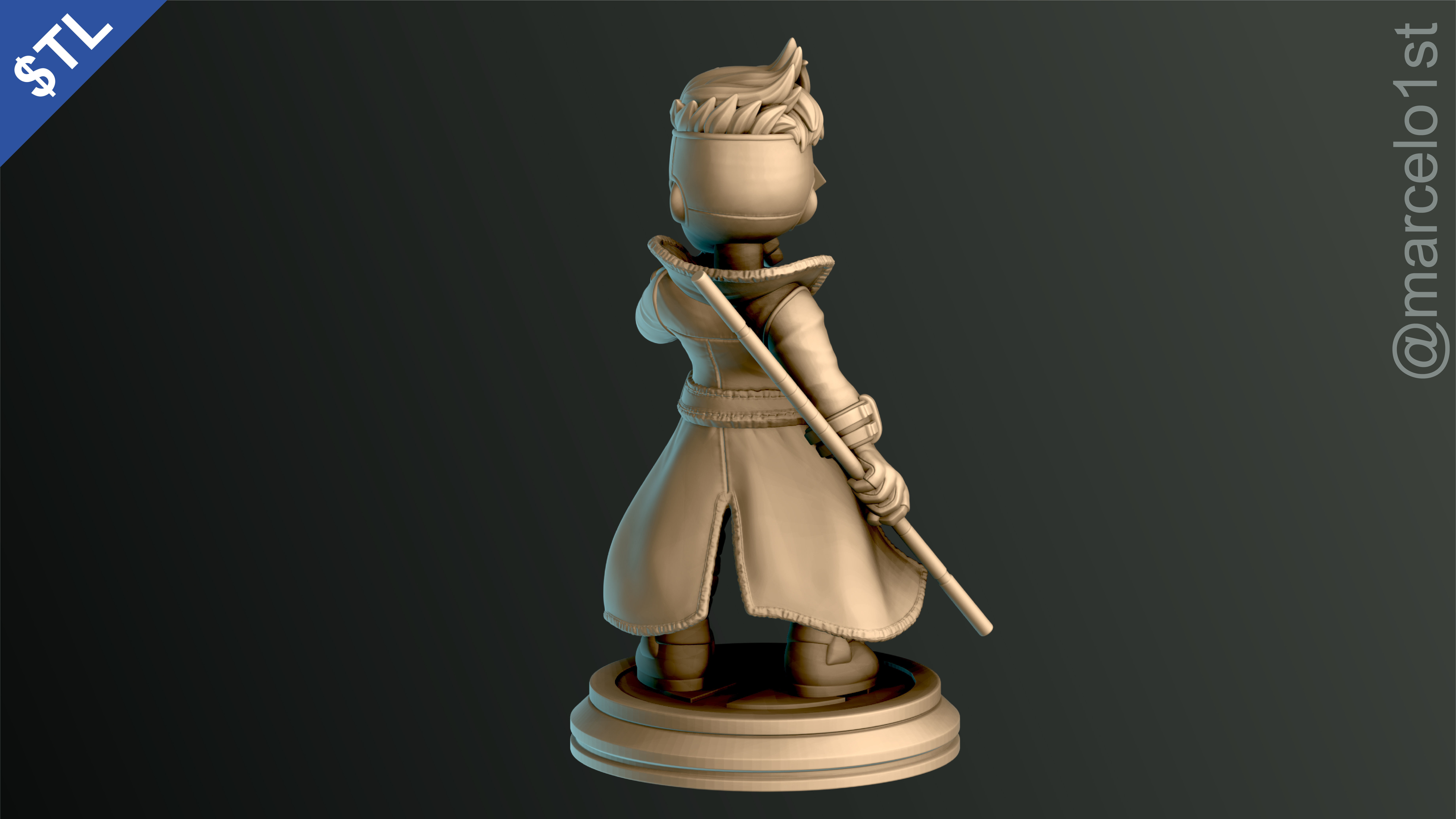 SIMPLES - Gambit X-men Classic 3D model 3D printable | CGTrader