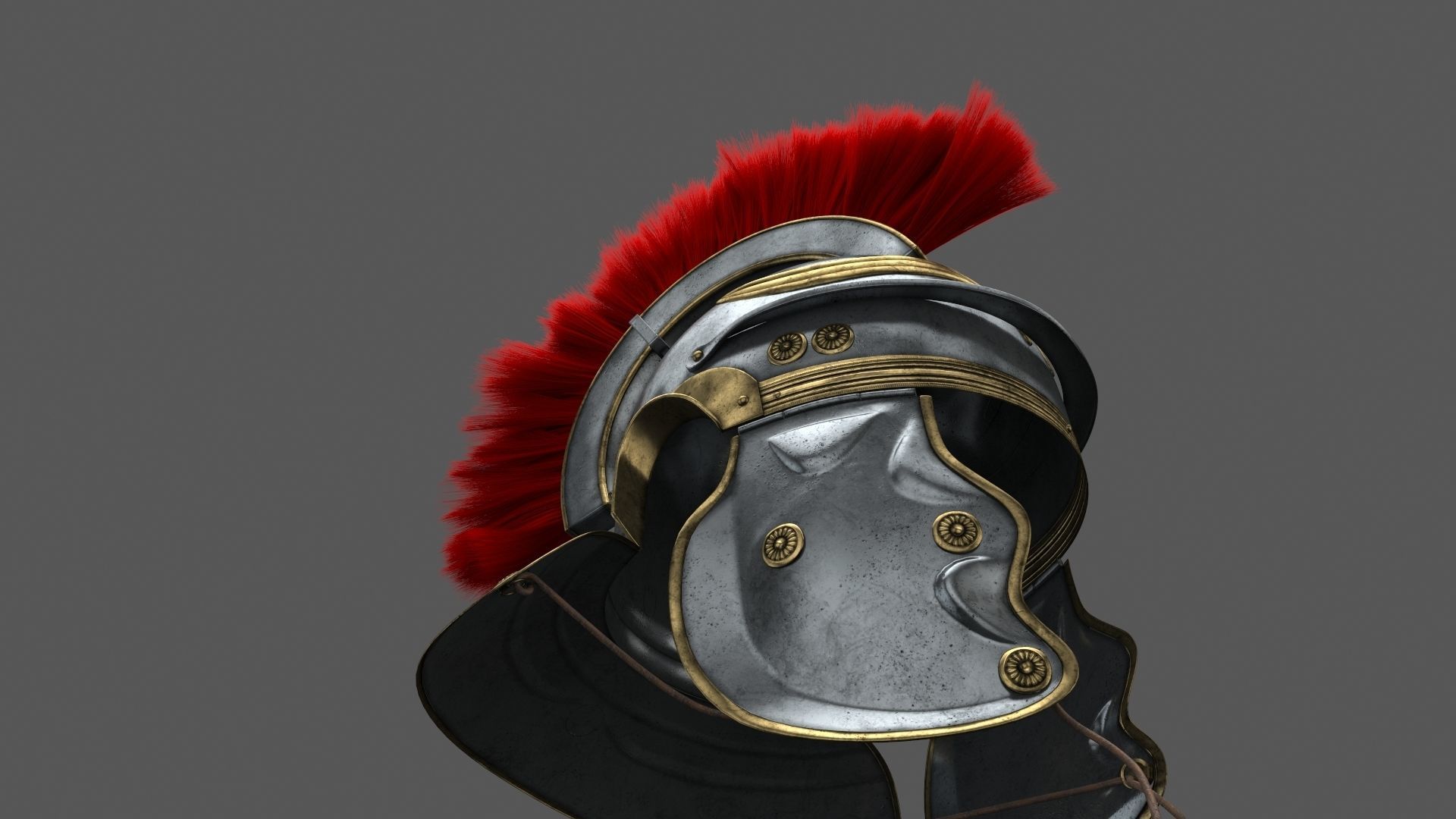 3D model Roman helmet Galea VR / AR / low-poly | CGTrader