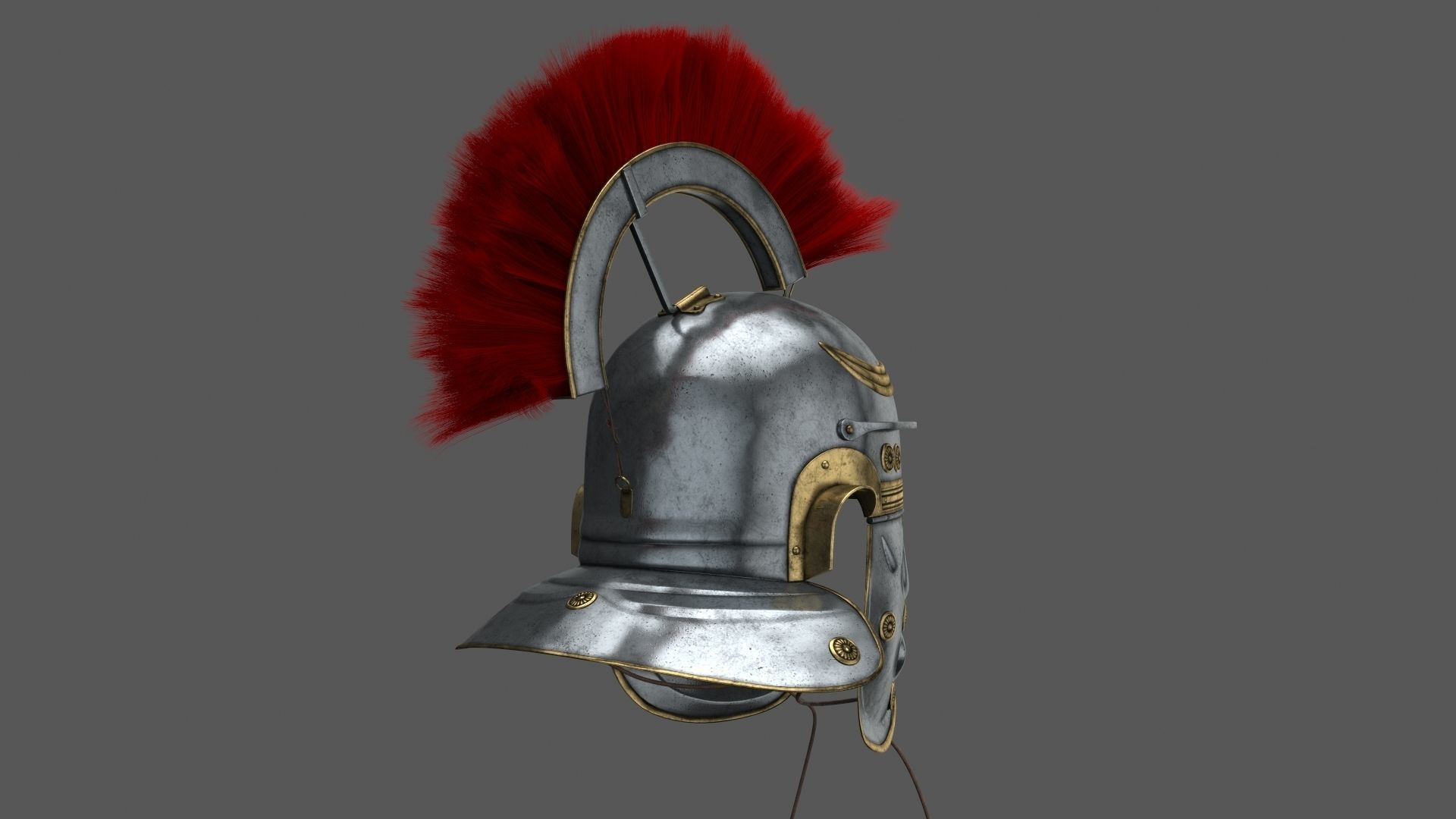 3D model Roman helmet Galea VR / AR / low-poly | CGTrader