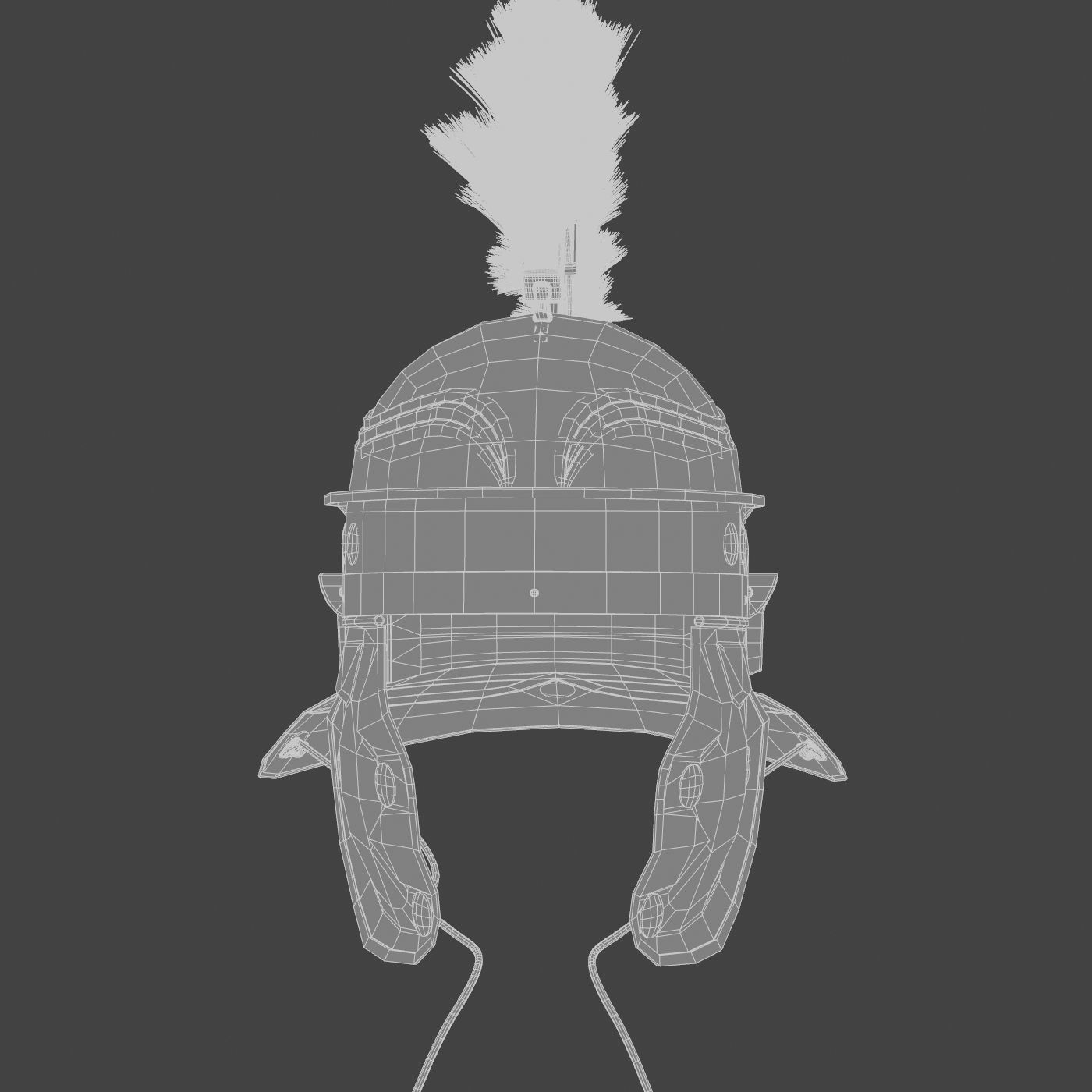 3D model Roman helmet Galea VR / AR / low-poly | CGTrader