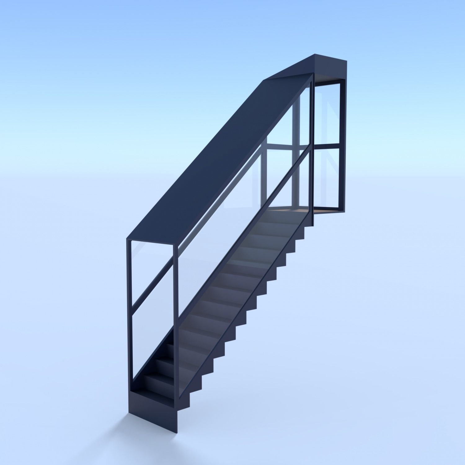 Container house free 3D model | CGTrader