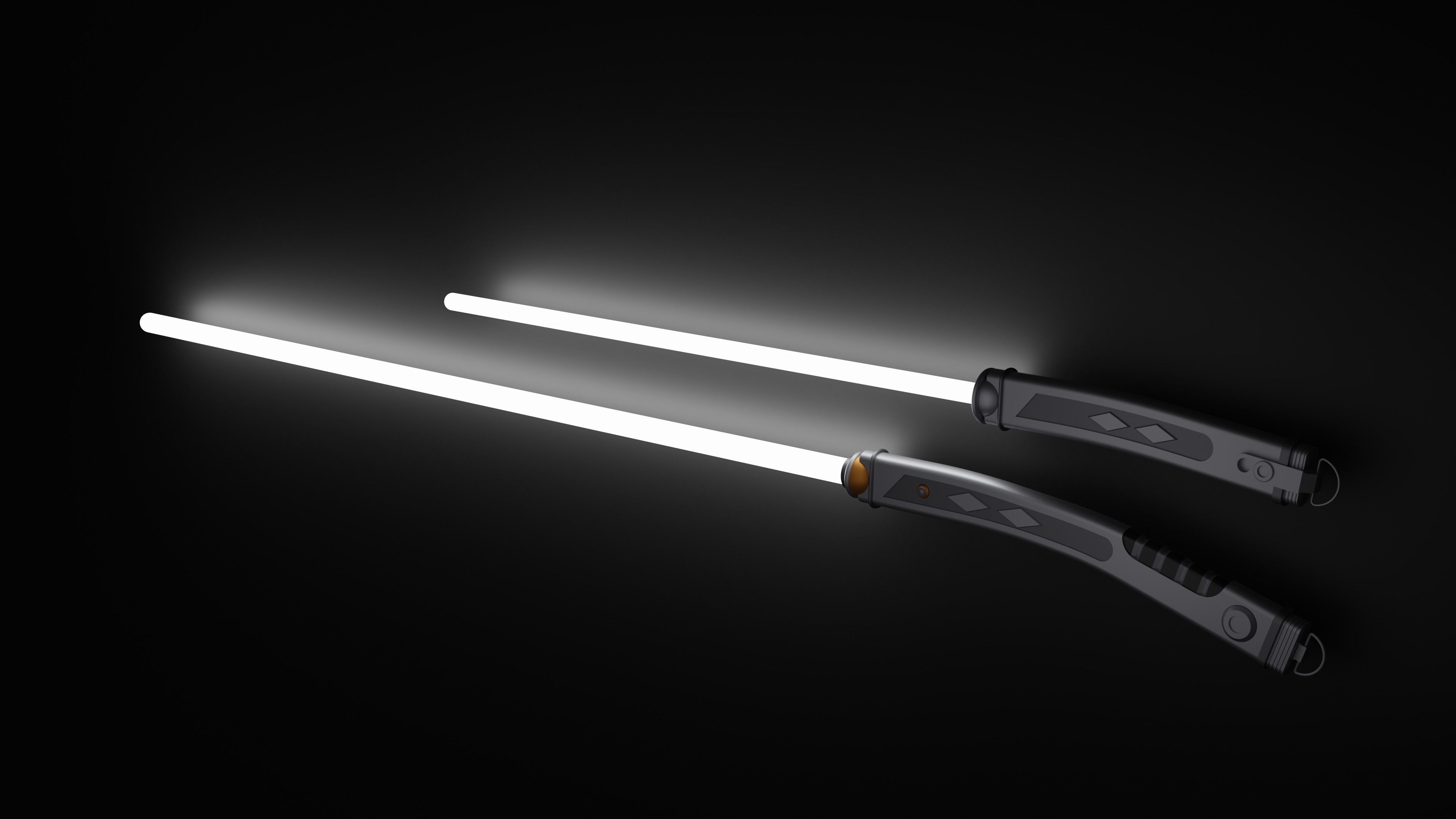 Ahsoka Tano white lightsabers cosplay 3d print star wars cosplay 3D ...