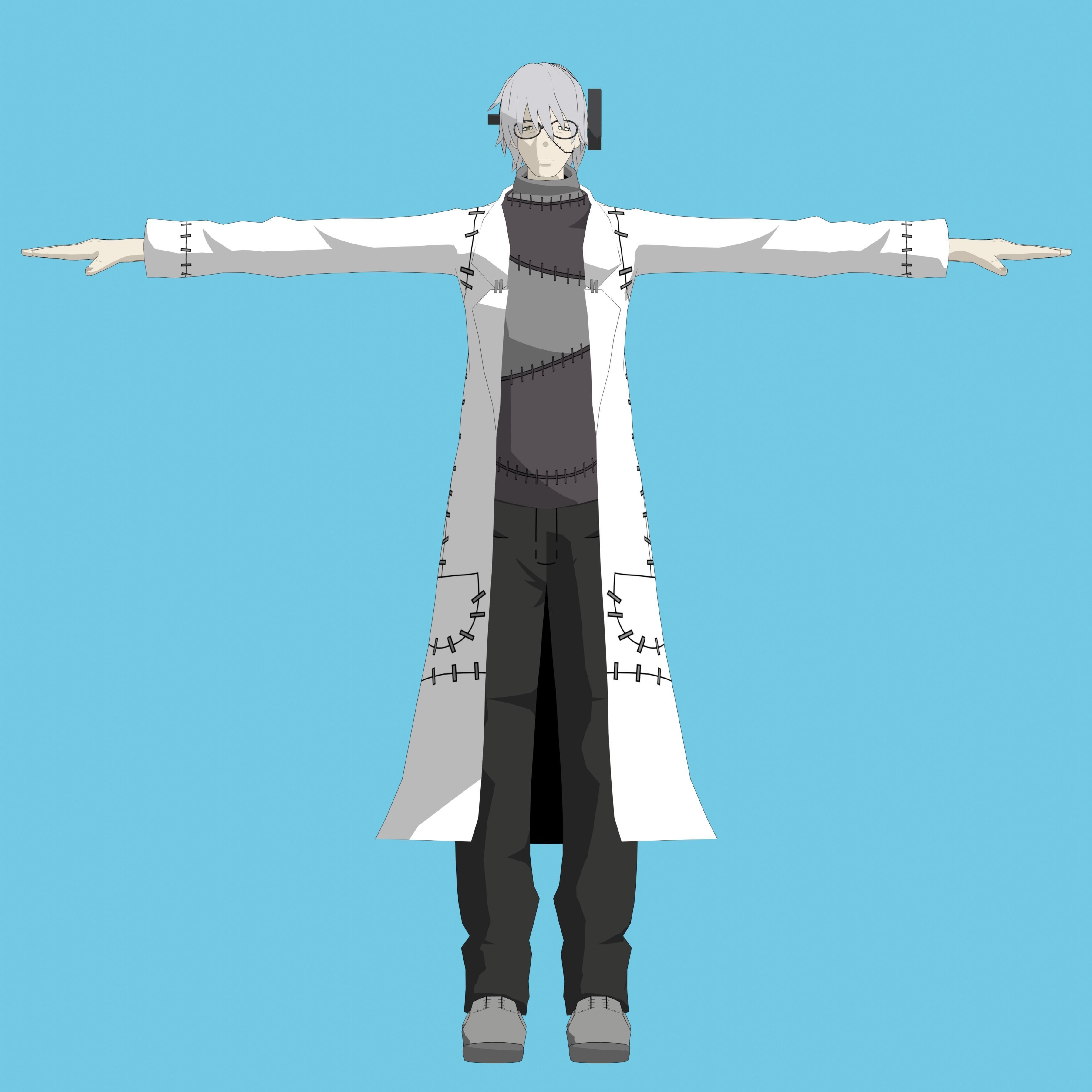 Dr Stein 3D model rigged | CGTrader