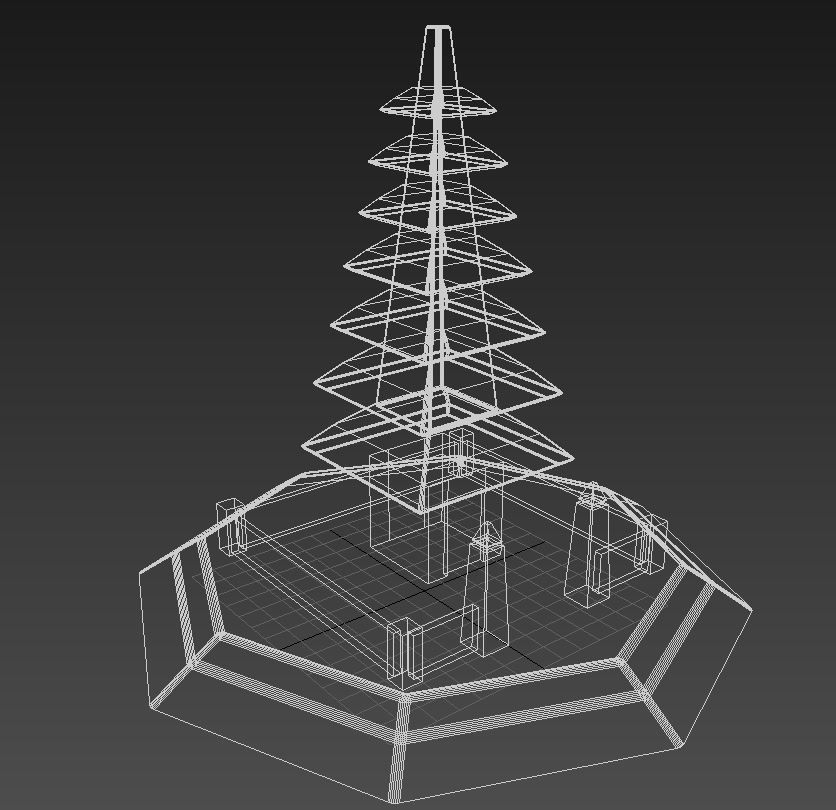 Pure Bali Hindu temple 3D model | CGTrader