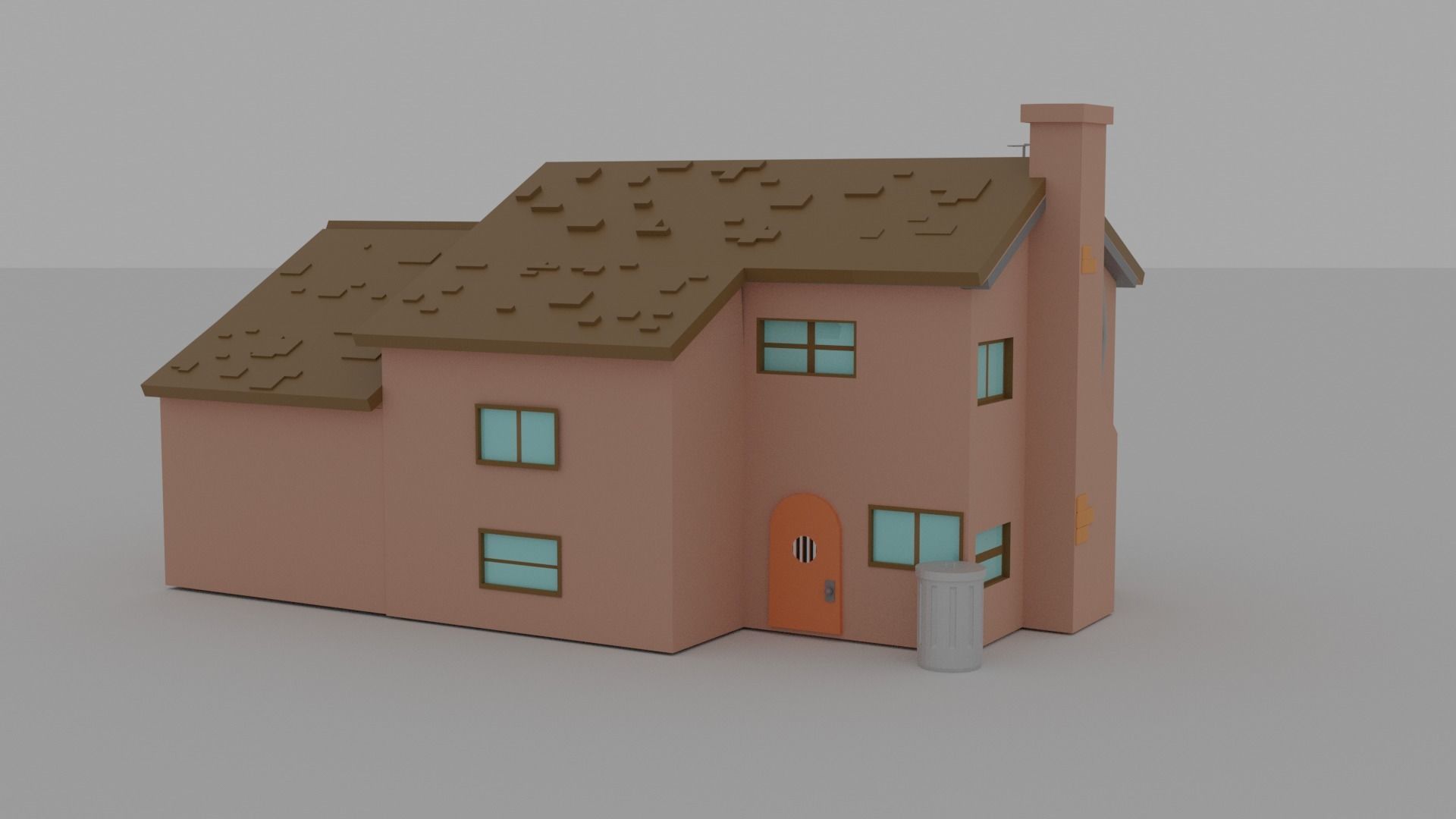 The Simpsons house 3D model 3D model | CGTrader