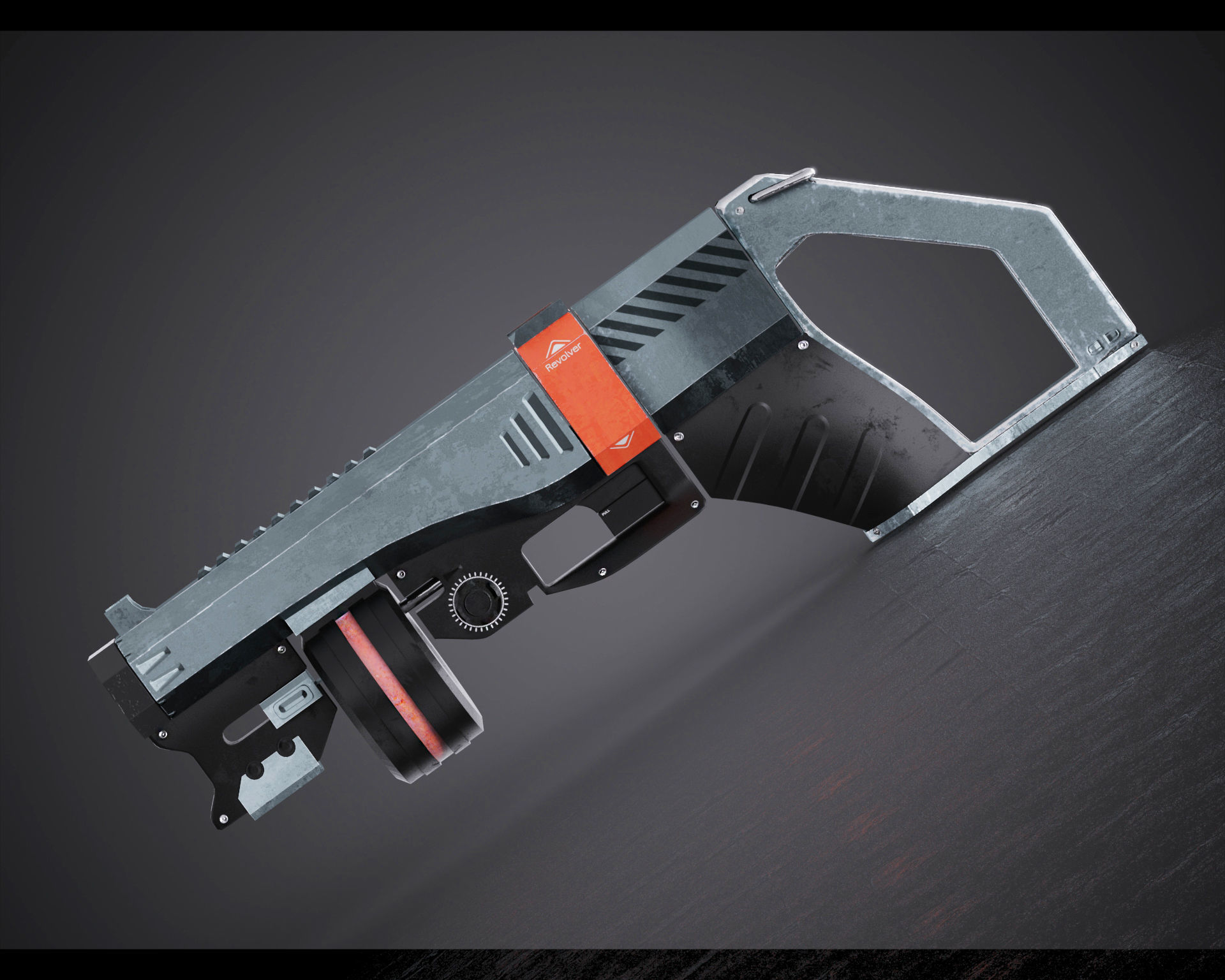 3D model Modern Revolver VR / AR / low-poly | CGTrader