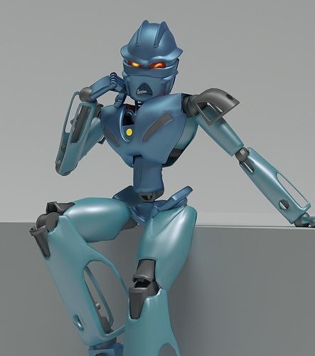 Toa Gali Model 3D model rigged | CGTrader