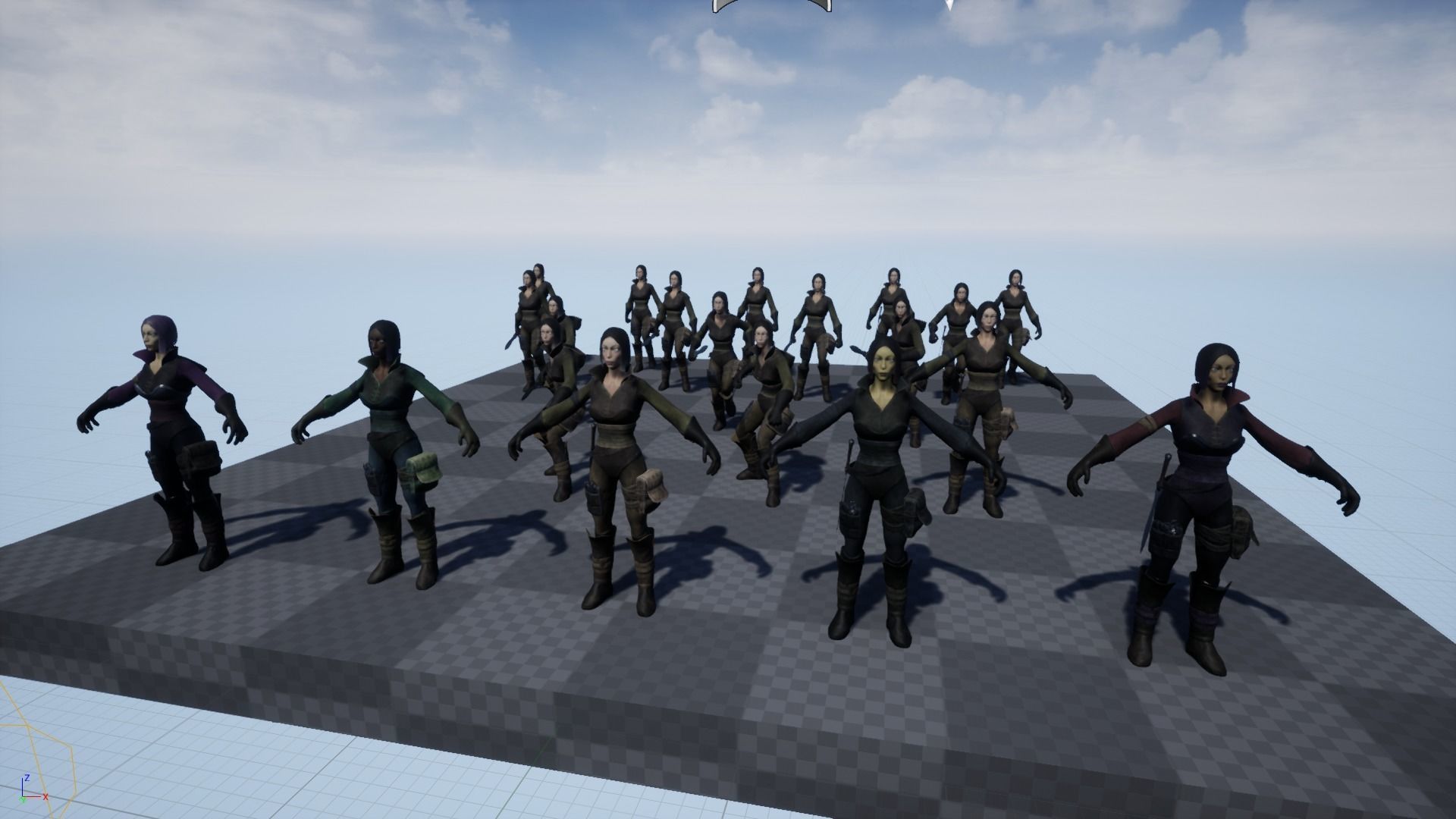 3D model Female Robber VR / AR / low-poly rigged animated | CGTrader