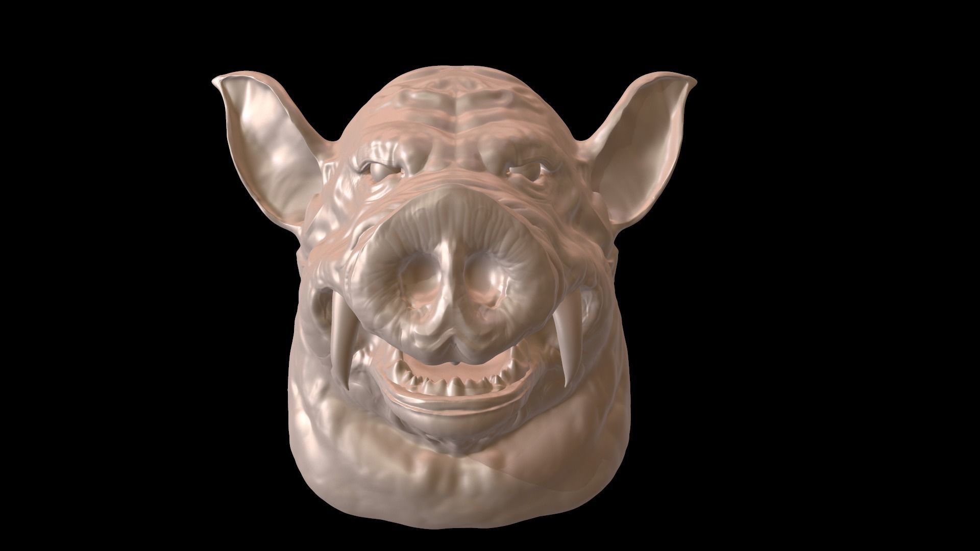 Pig Head 3D model | CGTrader