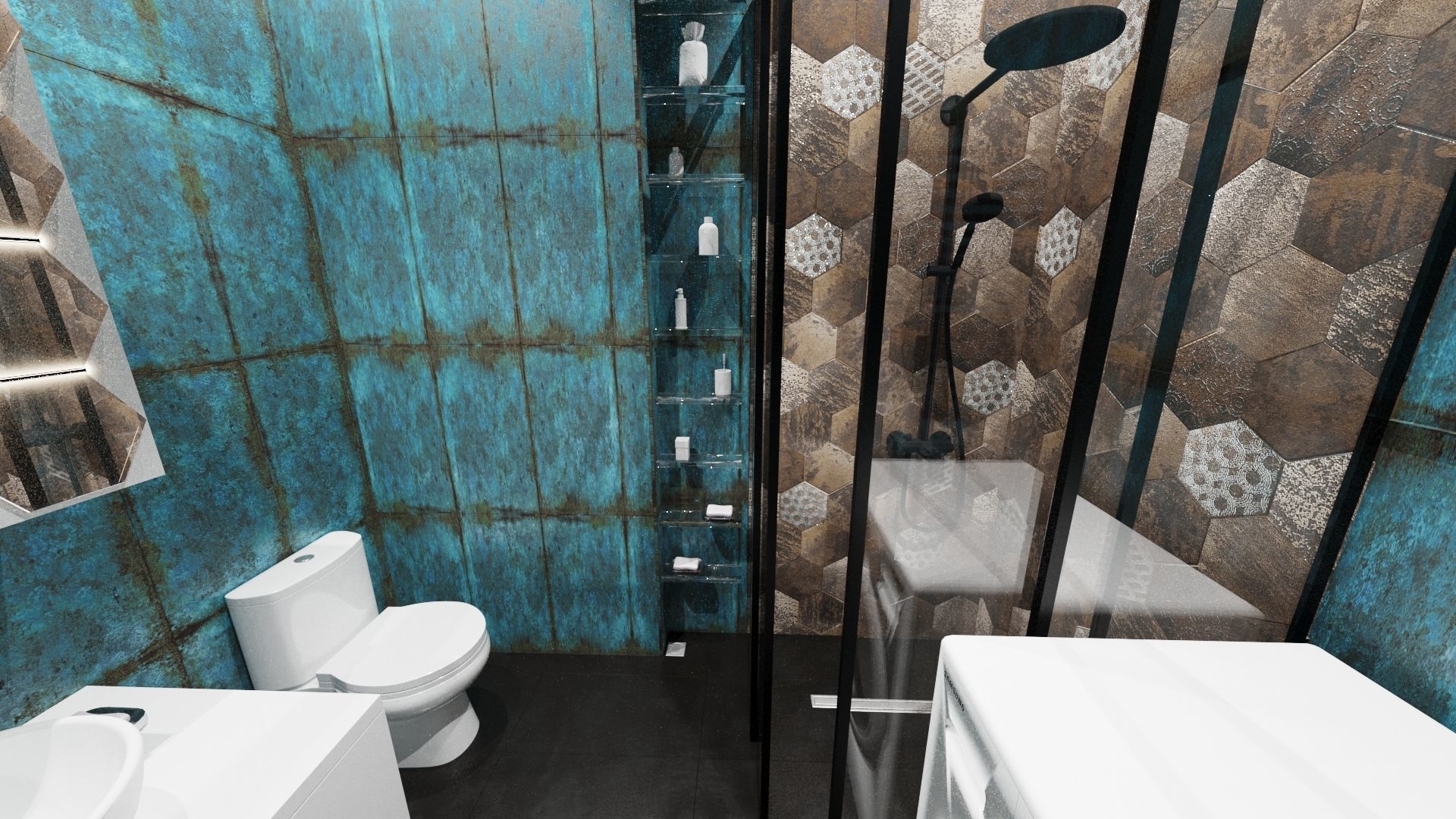 3D model bathroom toilet interior design room VR / AR / low-poly | CGTrader
