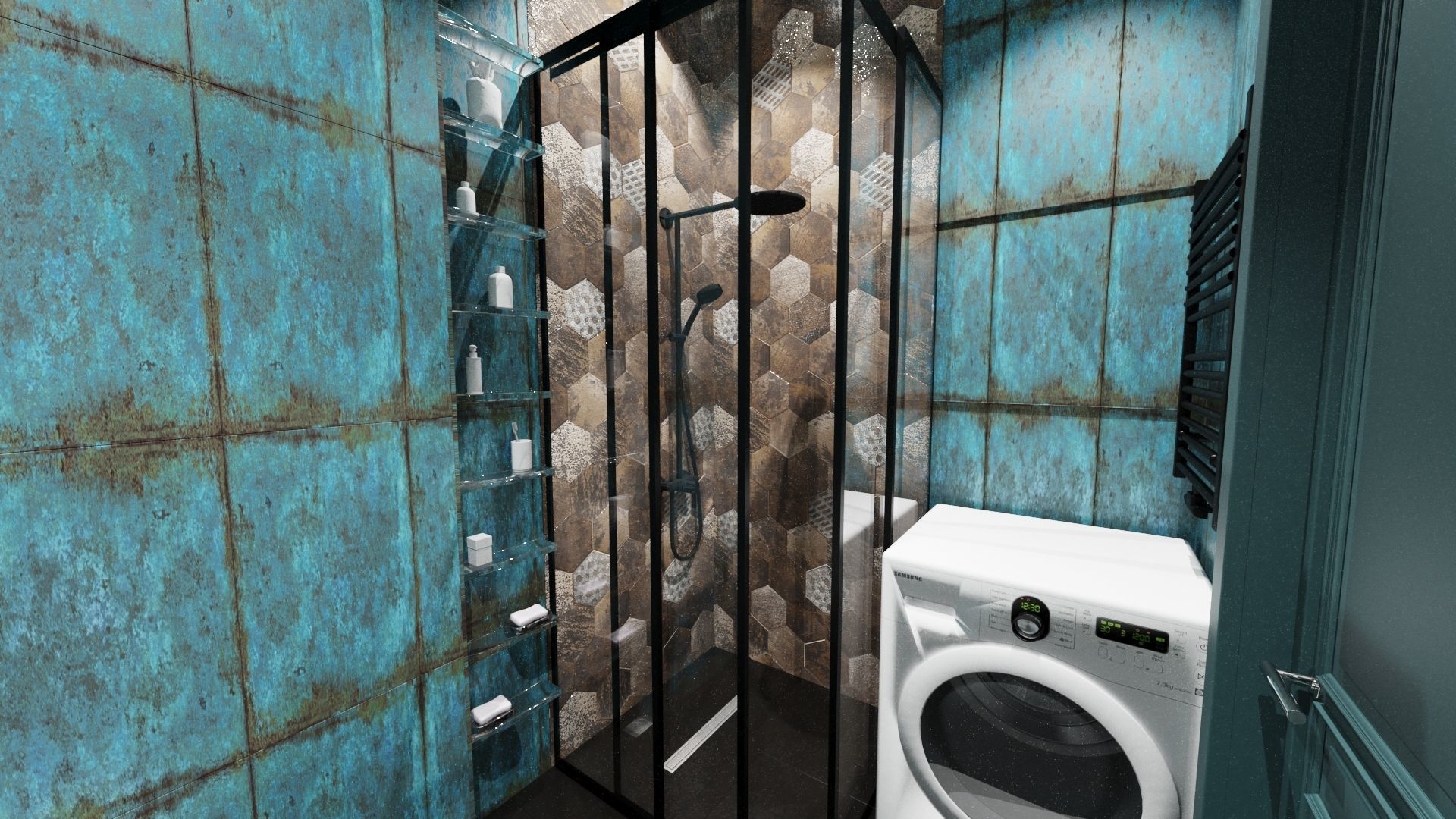 3D model bathroom toilet interior design room VR / AR / low-poly | CGTrader